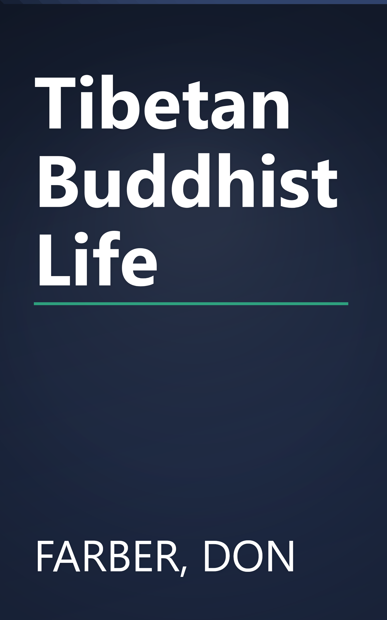 Tibetan Buddhist Life book cover