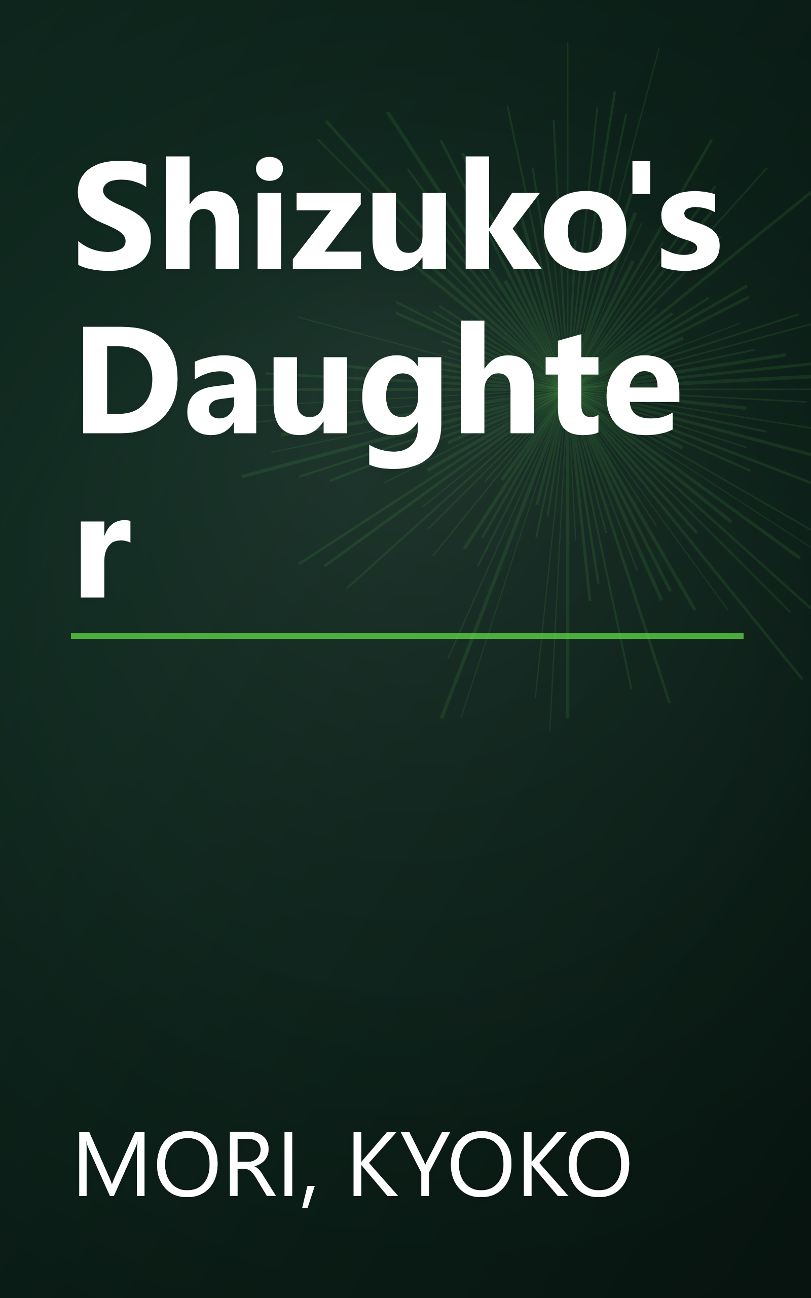 Shizuko's Daughter book cover