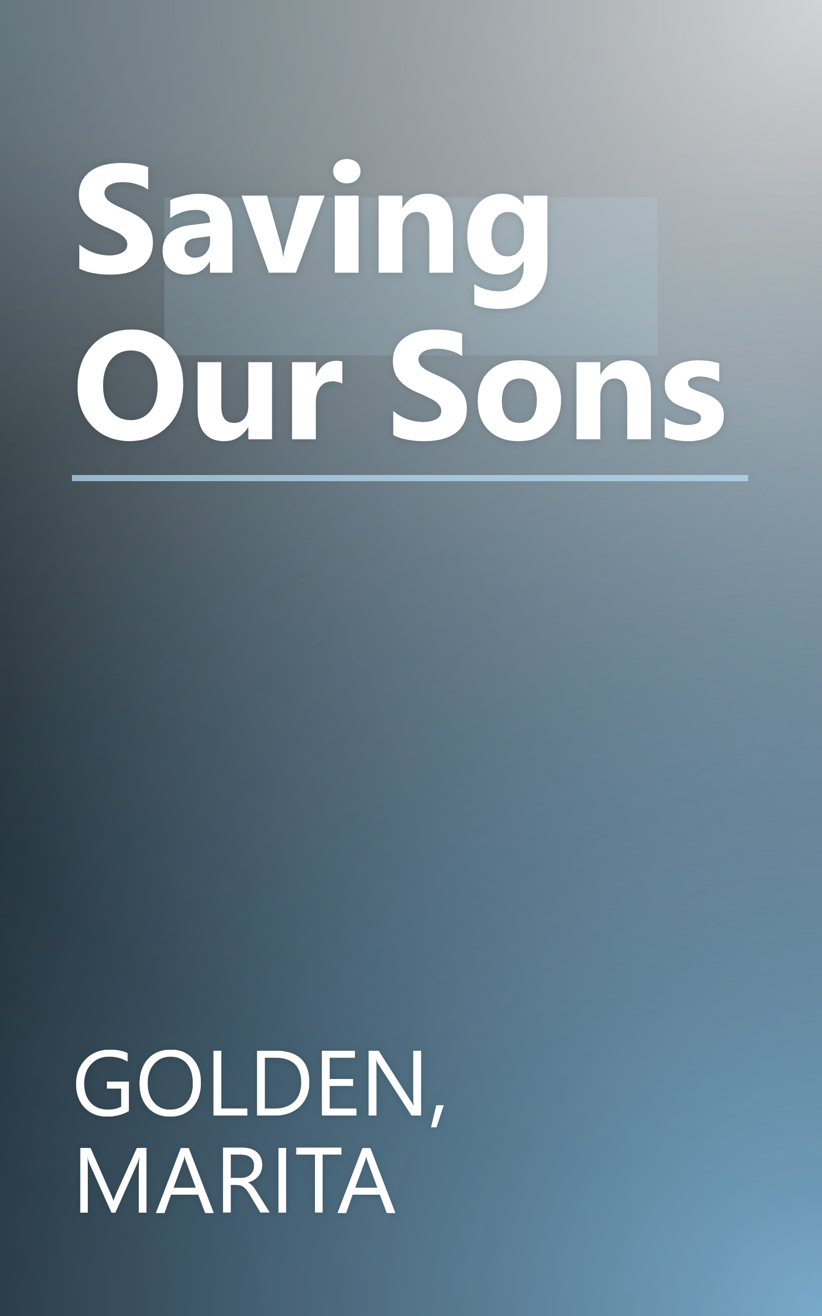 Saving Our Sons book cover