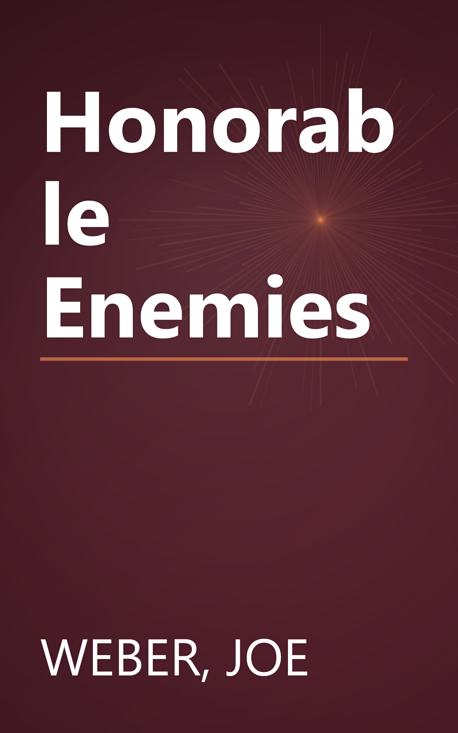 Honorable Enemies book cover