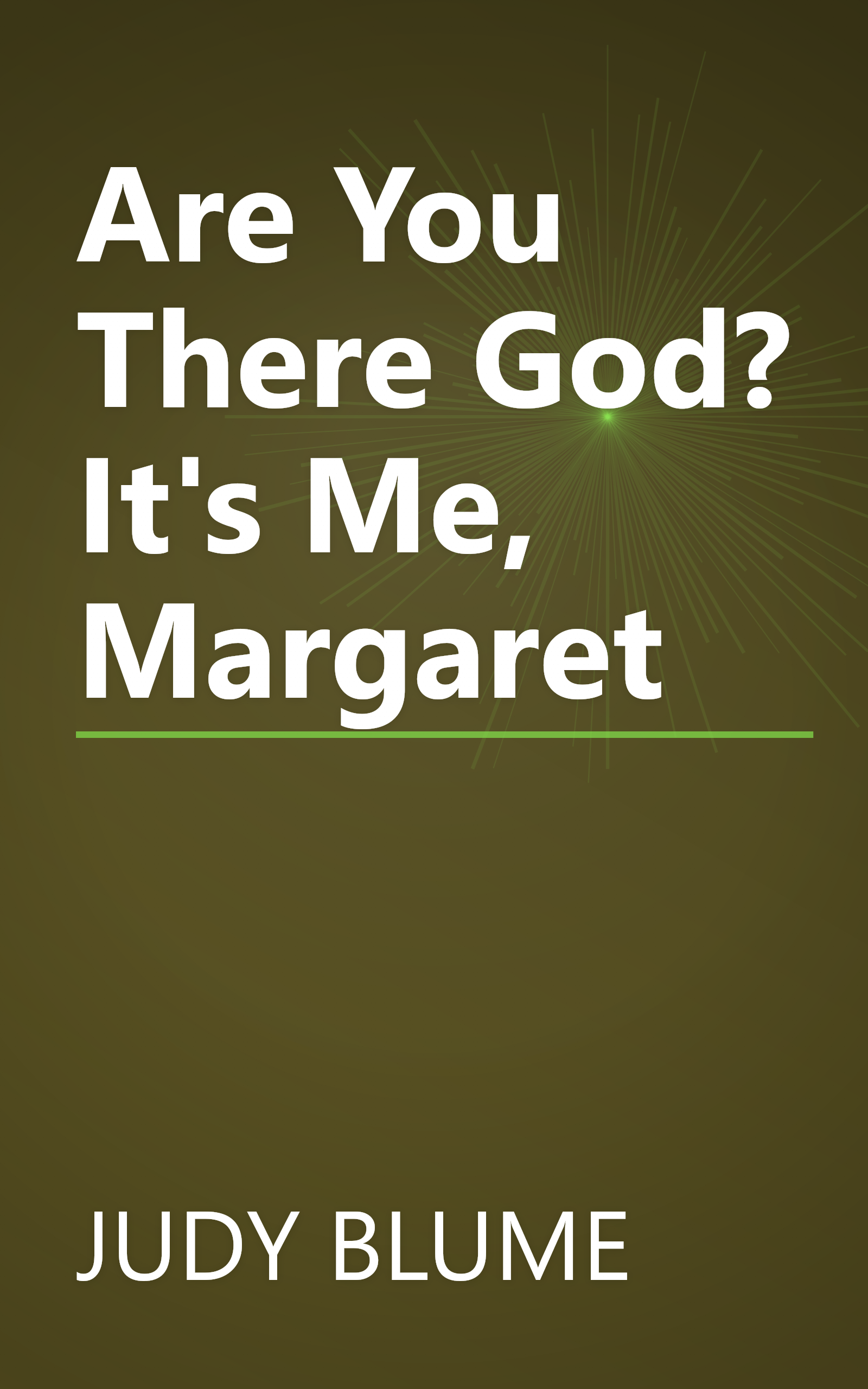 Are You There God? It's Me, Margaret book cover
