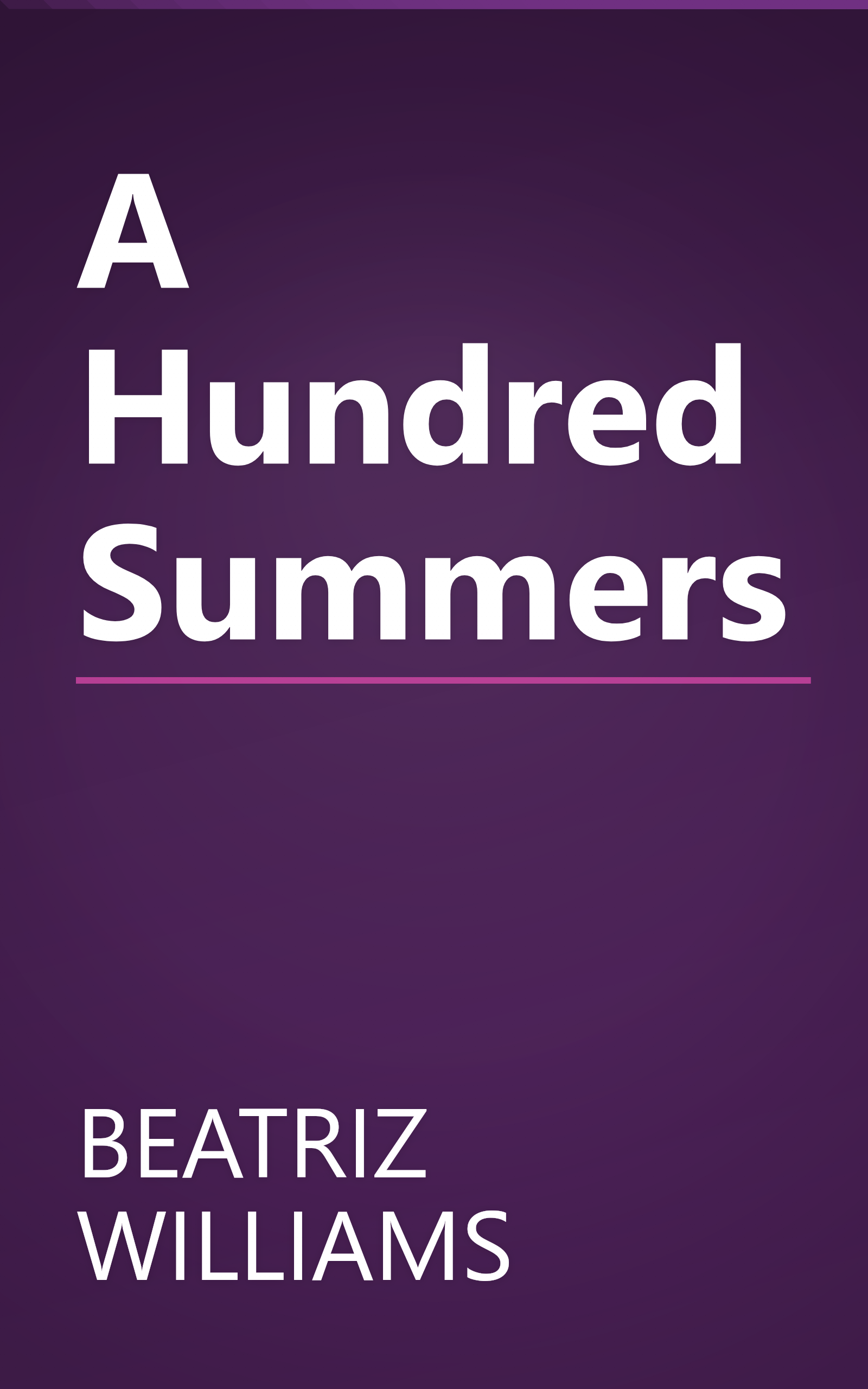 A Hundred Summers book cover
