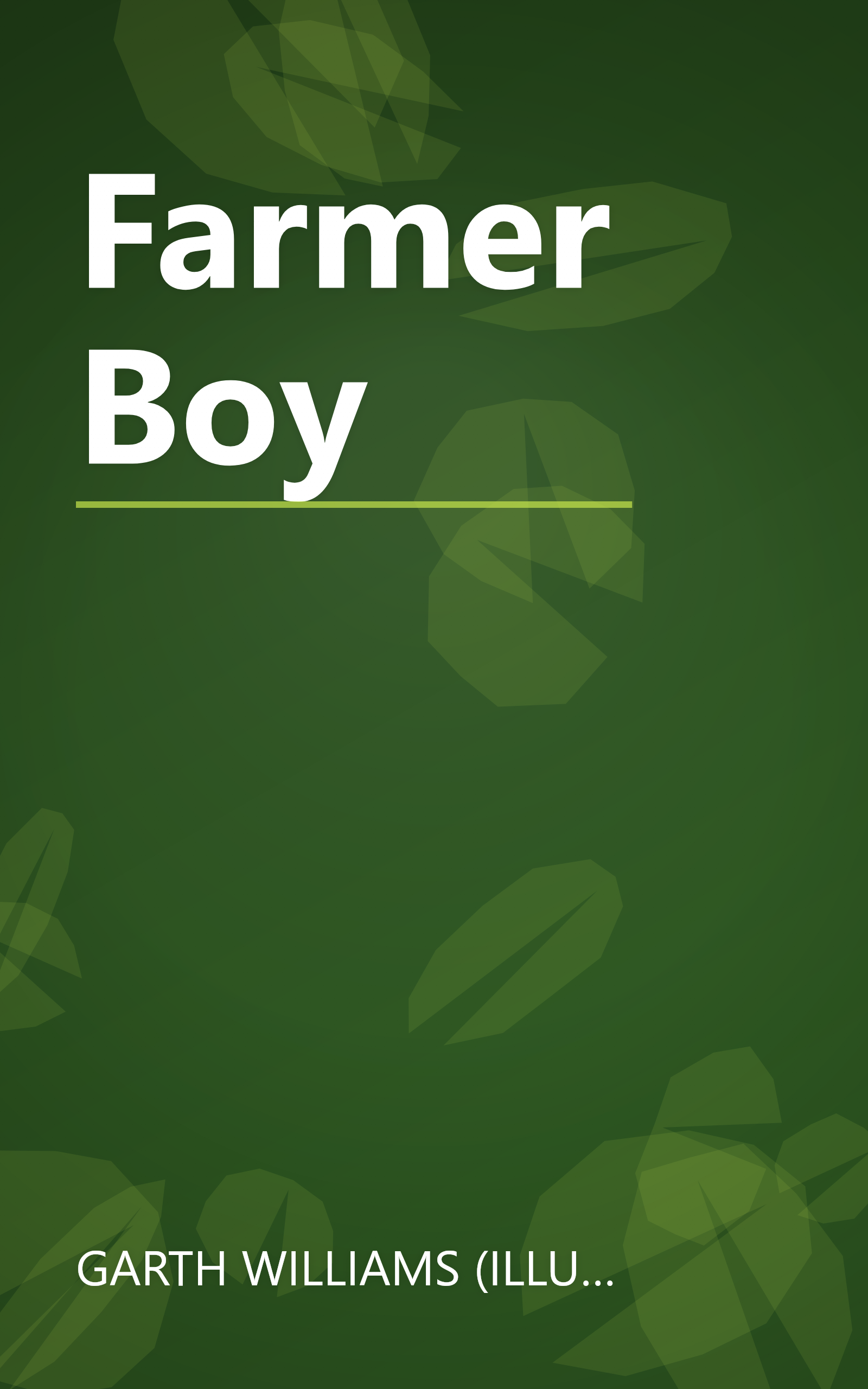 Farmer Boy book cover