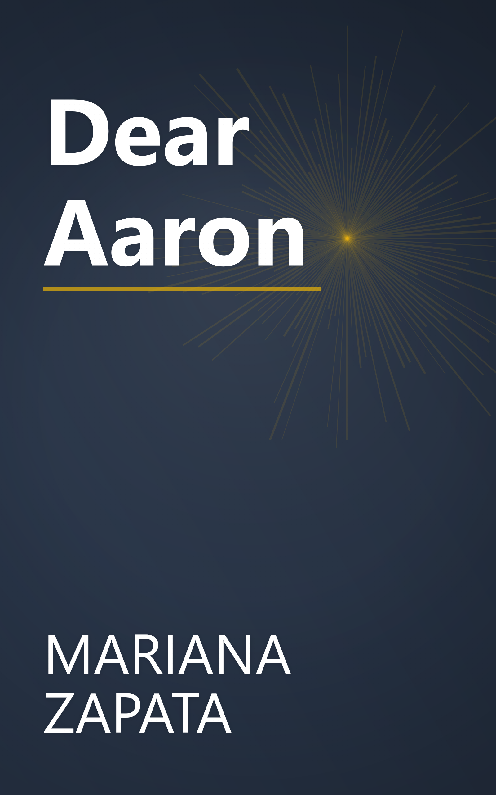 Dear Aaron book cover