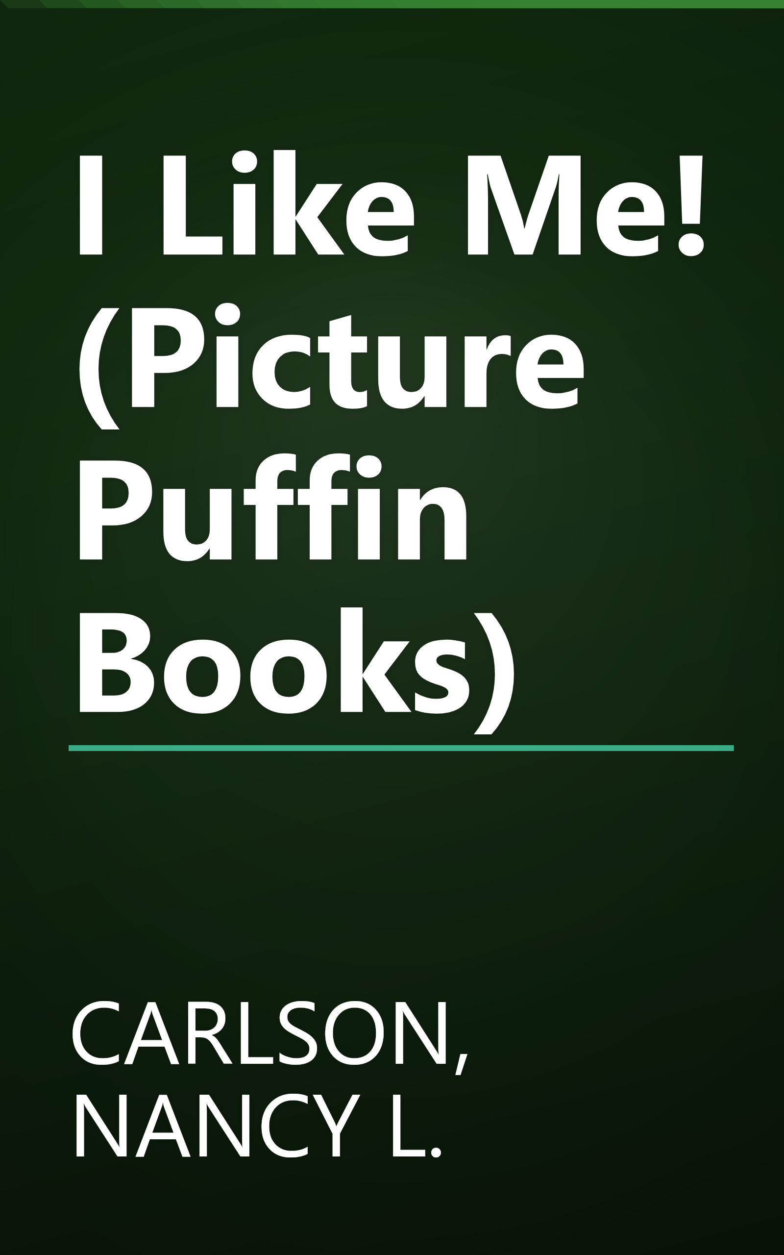 I Like Me! (Picture Puffin Books) book cover
