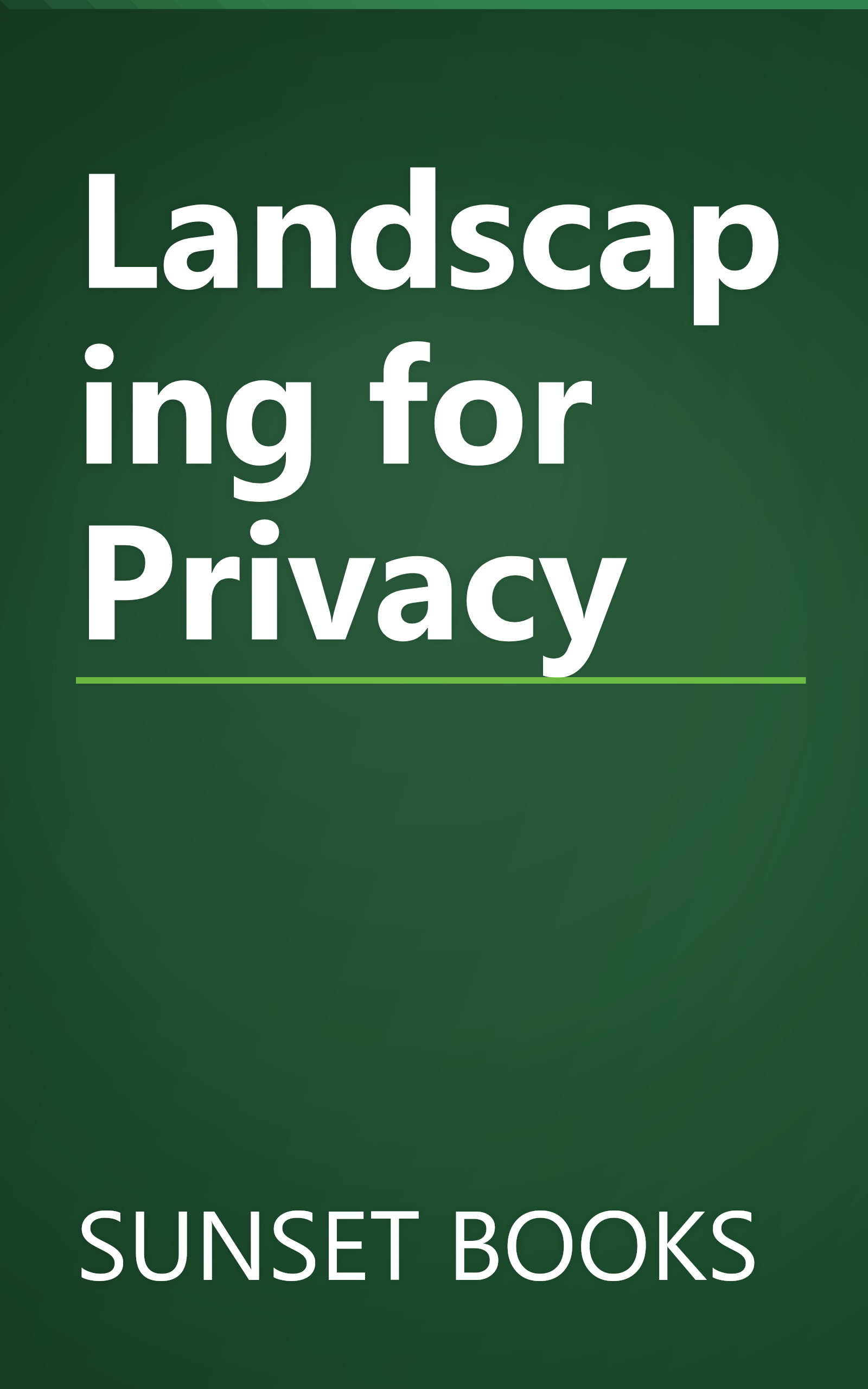 Landscaping for Privacy book cover
