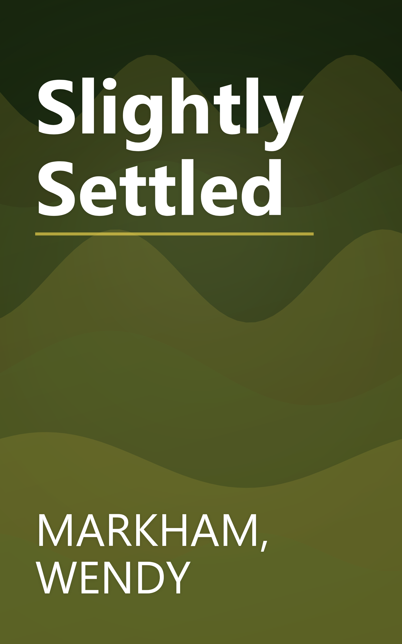 Slightly Settled book cover