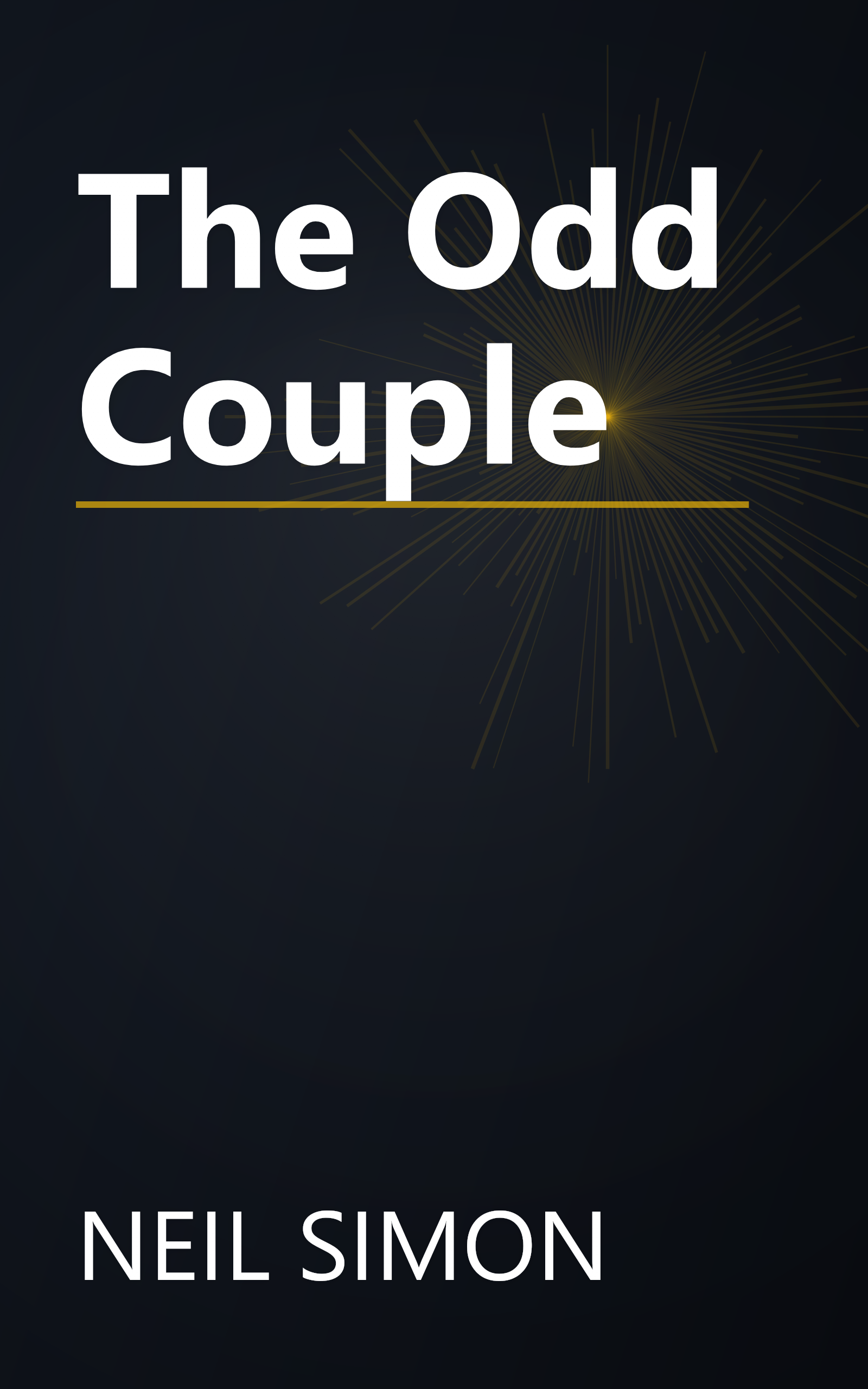 The Odd Couple book cover