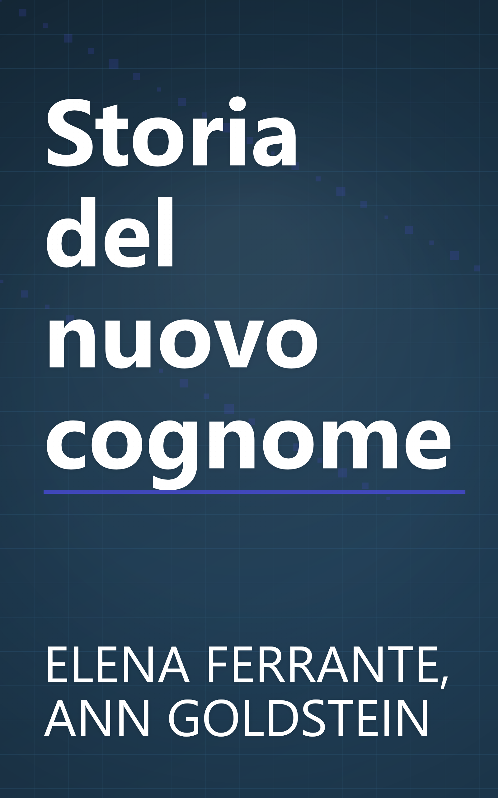 Storia del nuovo cognome book cover