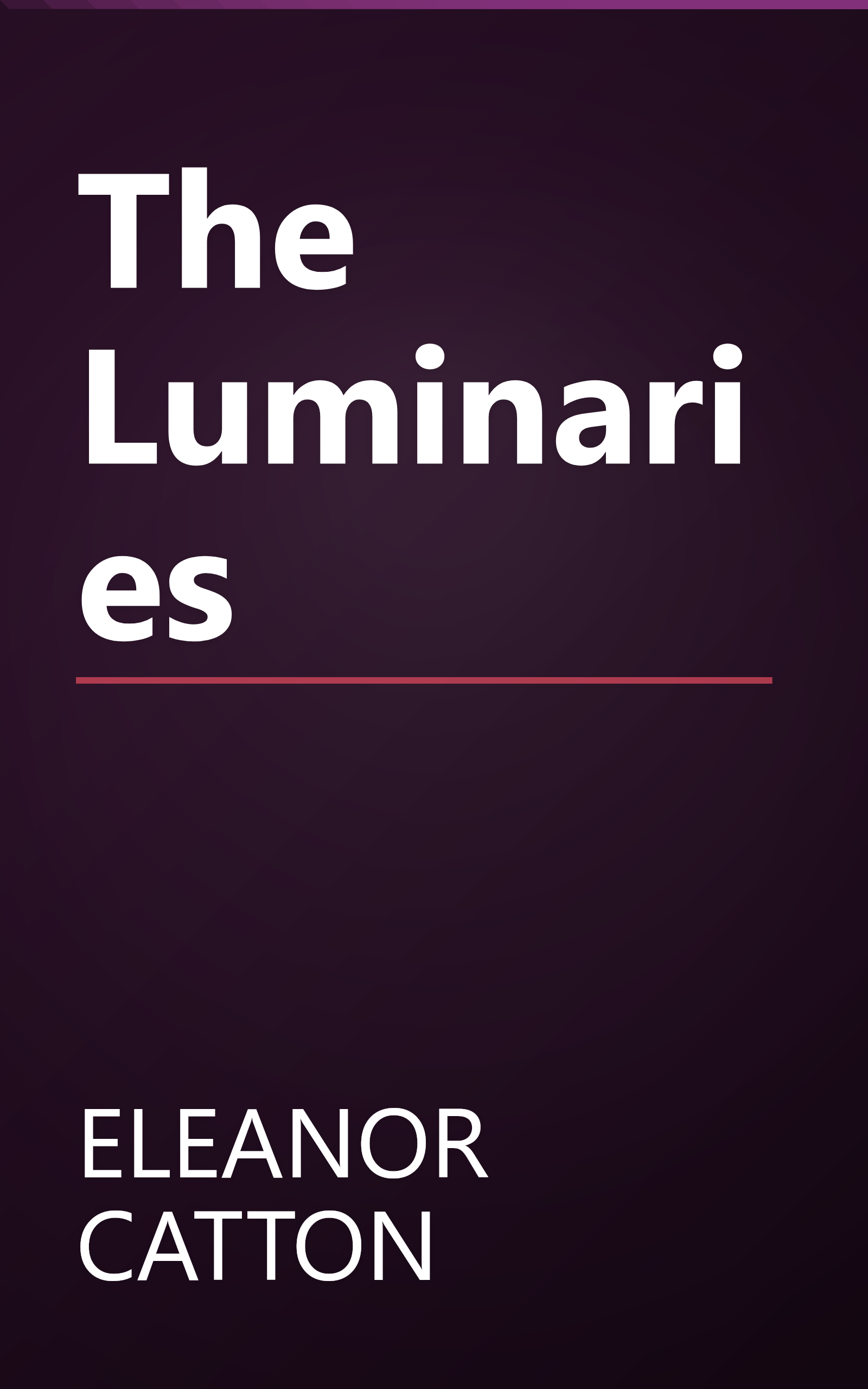 The Luminaries book cover