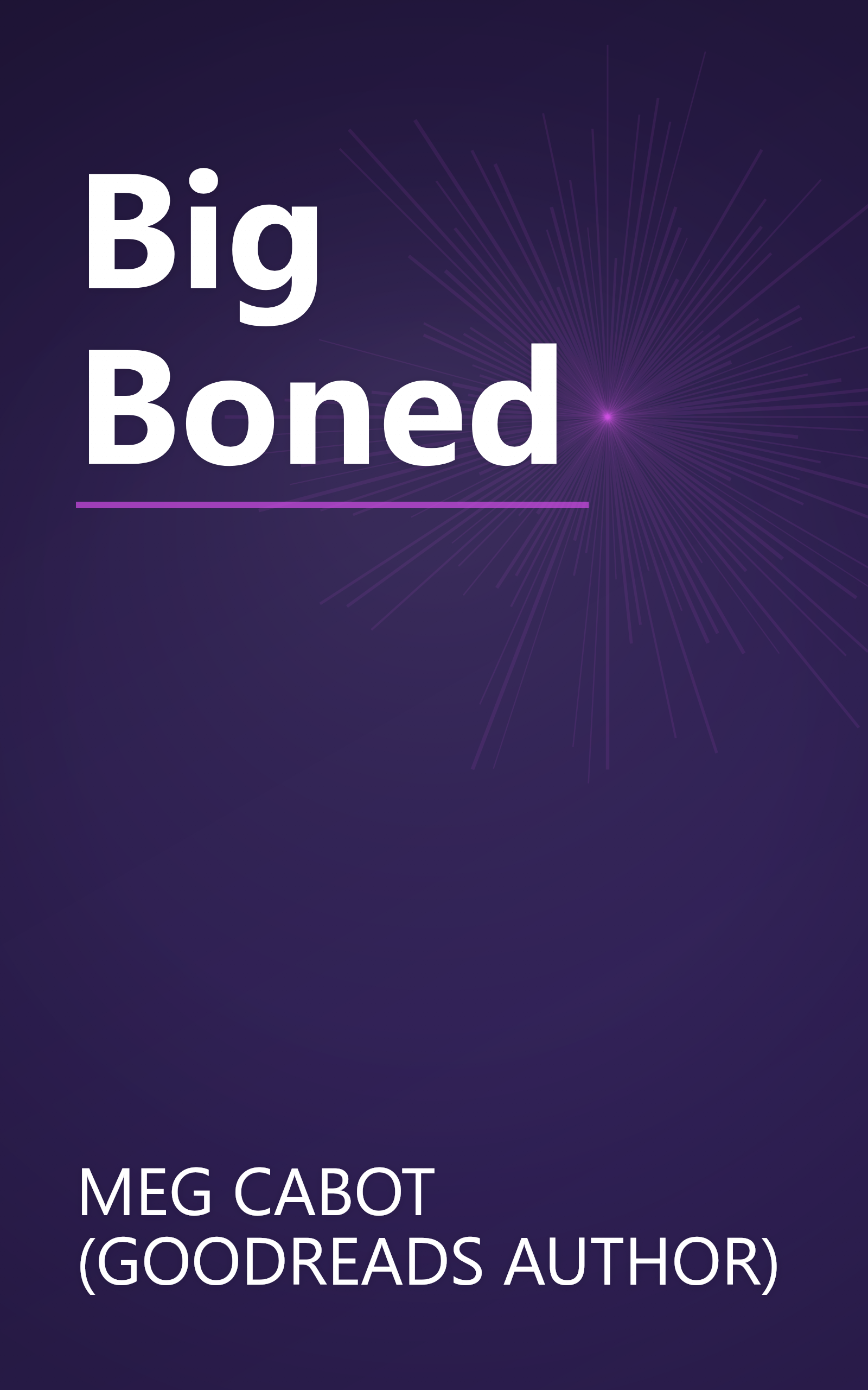Big Boned book cover