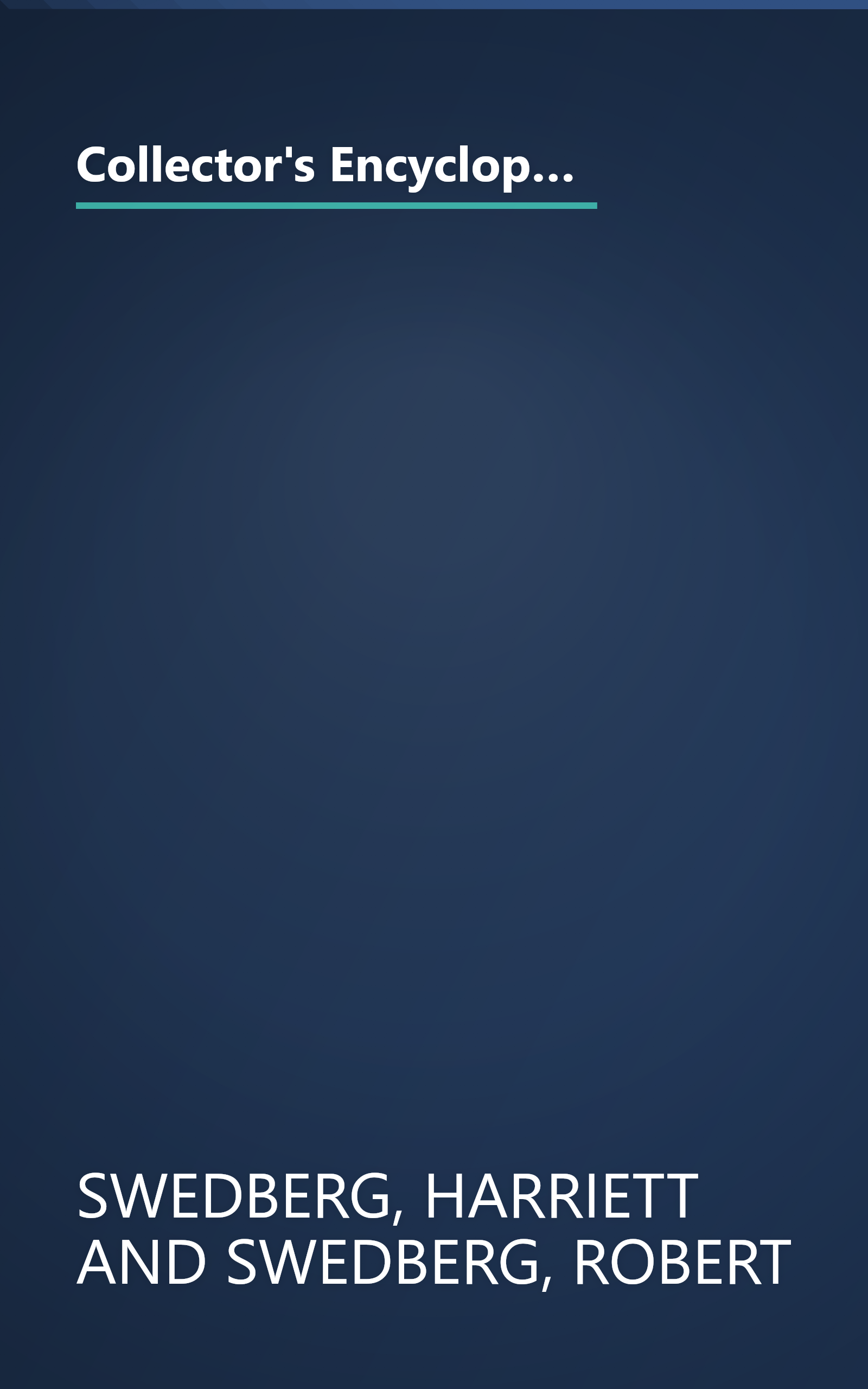 Collector's Encyclopedia of American Furniture: Country Furniture of the Eighteenth and Nineteenth Centuries (Collector's Encyclopedia of American Furniture Vol. 3) book cover