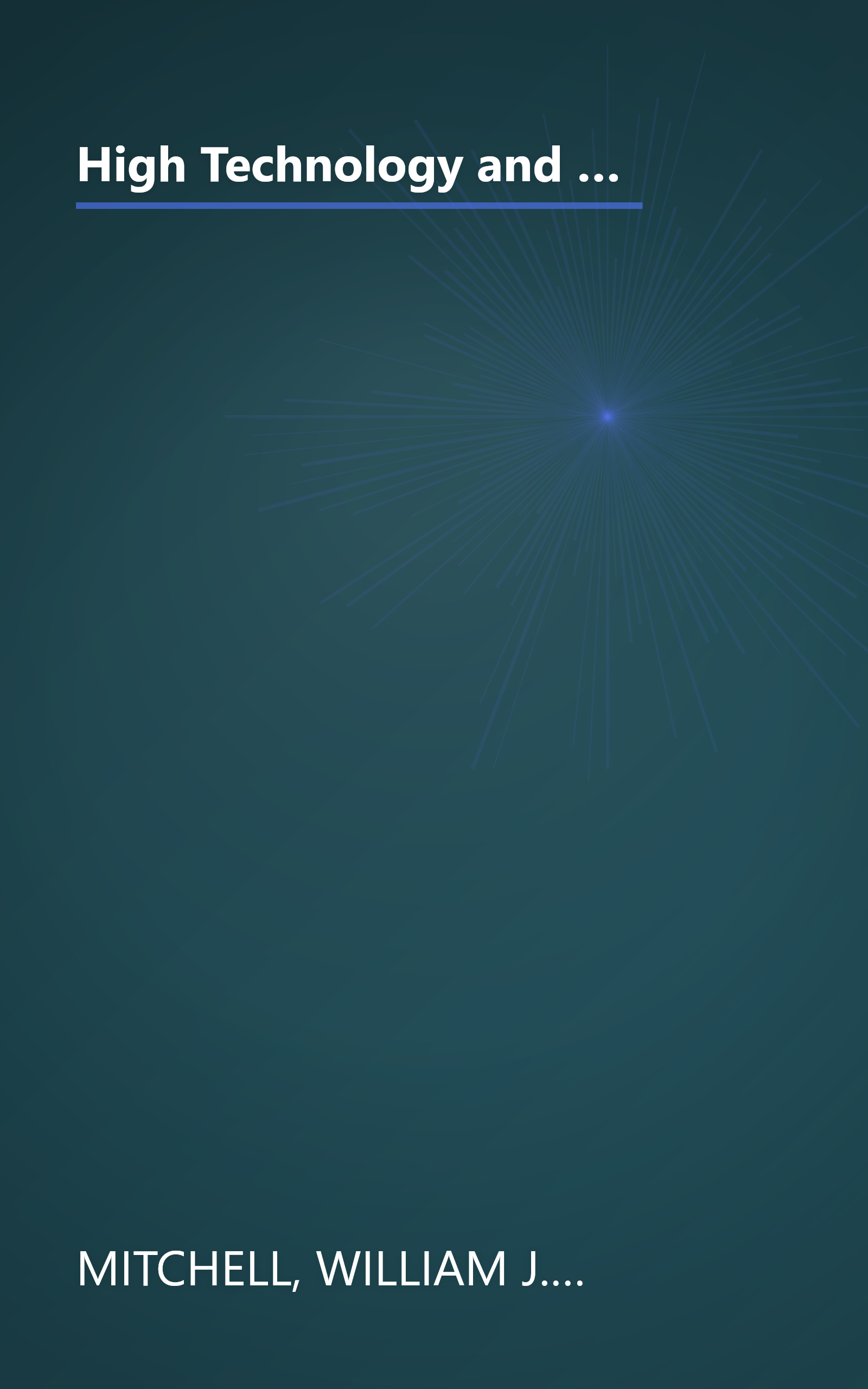 High Technology and Low-Income Communities: Prospects for the Positive Use of Advanced Information Technology book cover