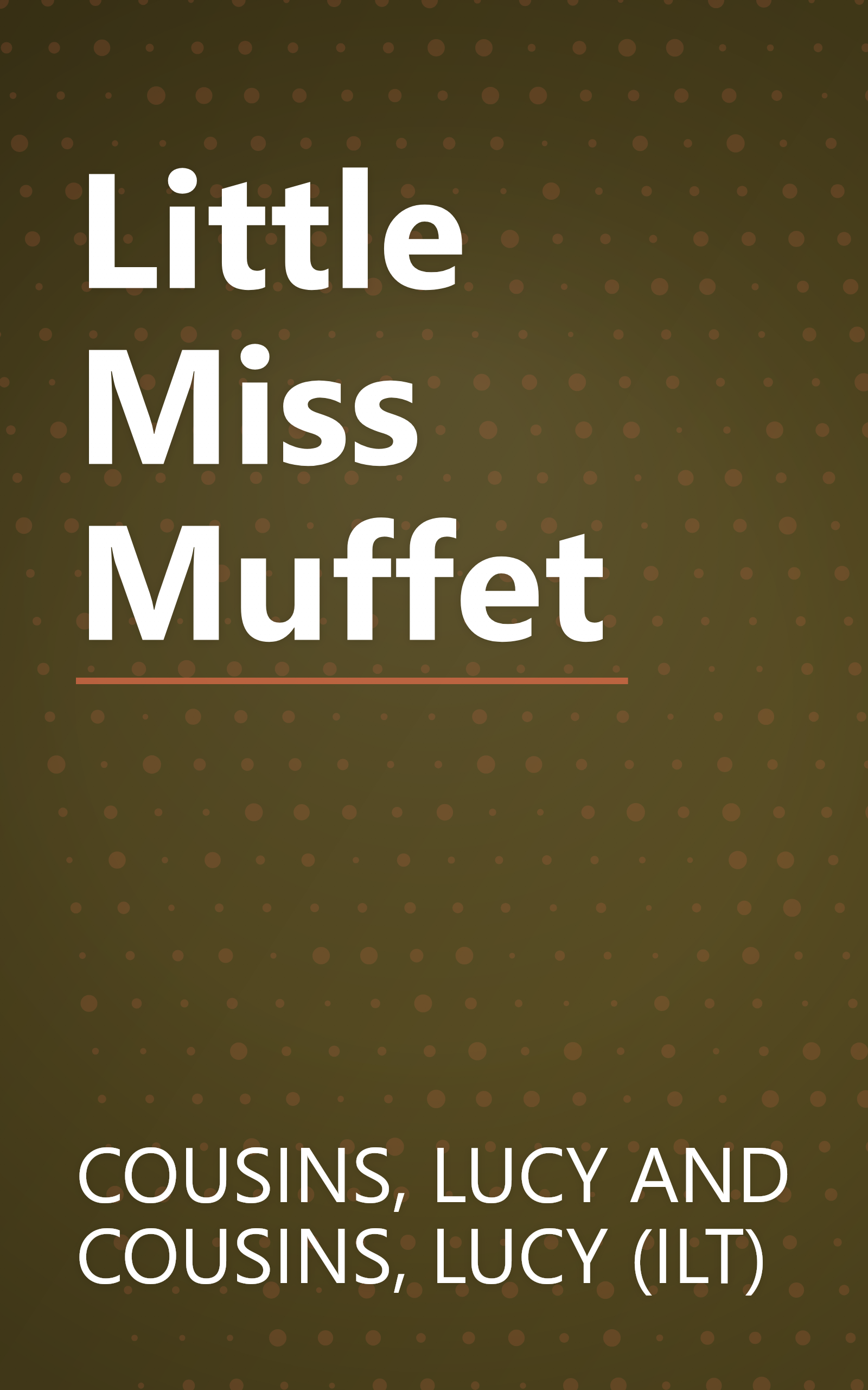 Little Miss Muffet book cover