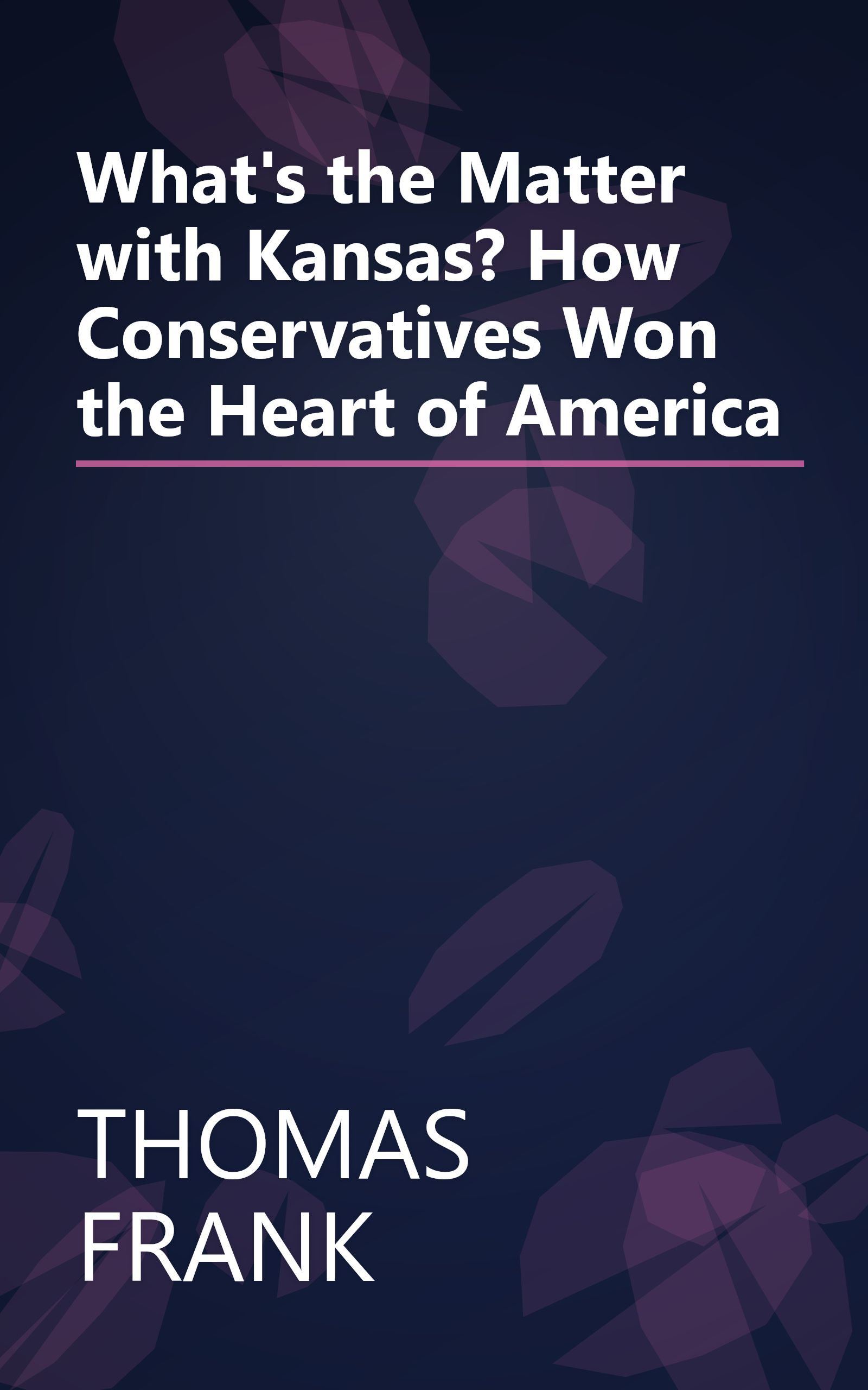 What's the Matter with Kansas? How Conservatives Won the Heart of America book cover