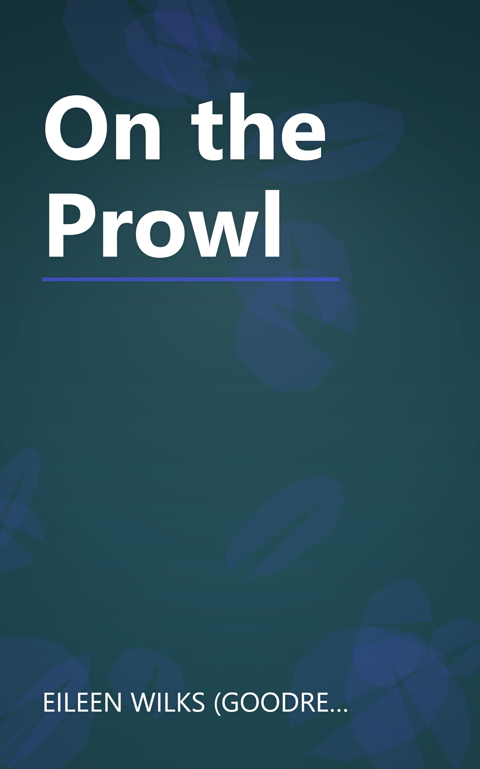 On the Prowl book cover