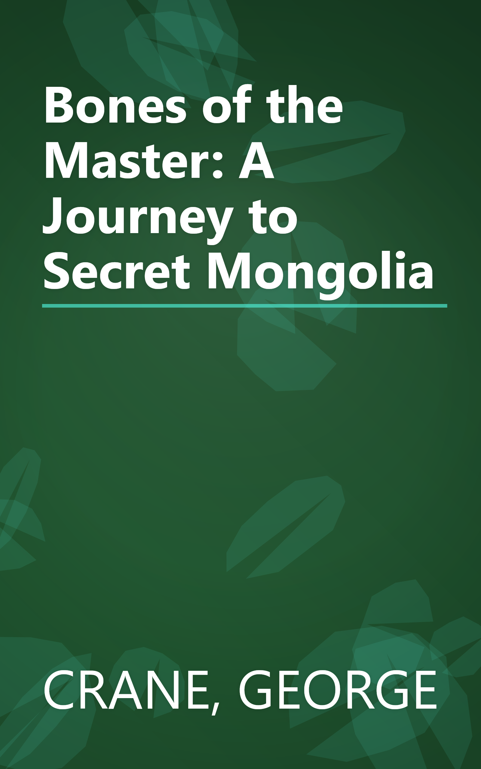 Bones of the Master: A Journey to Secret Mongolia book cover