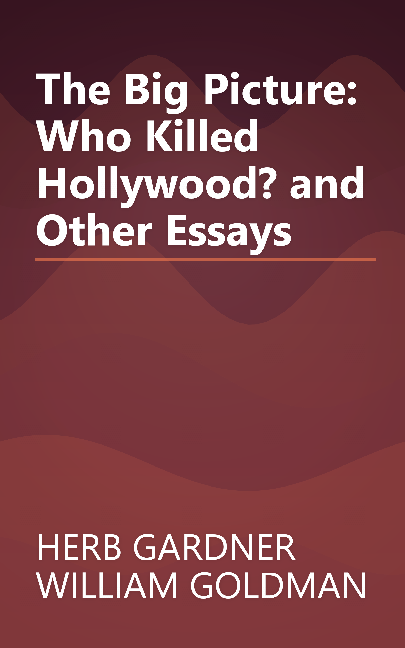 The Big Picture: Who Killed Hollywood? and Other Essays book cover