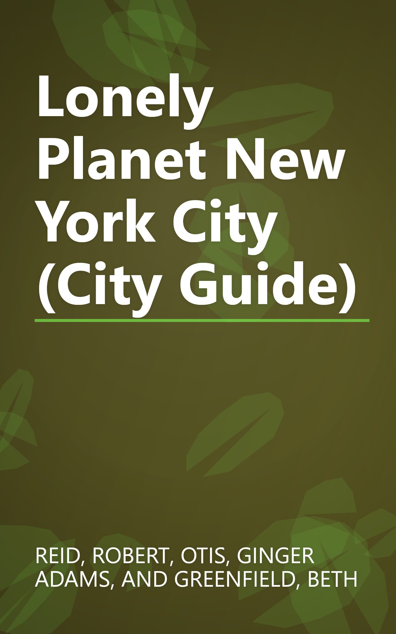 Lonely Planet New York City (City Guide) book cover