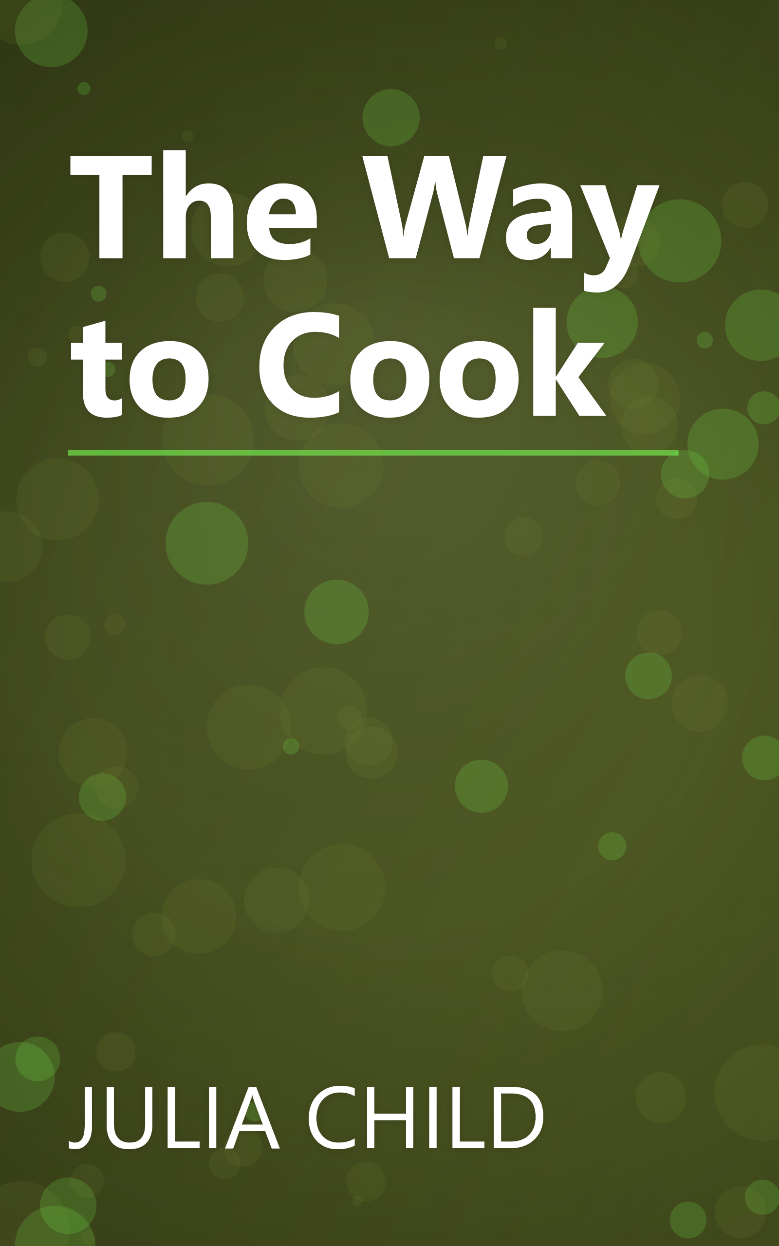 The Way to Cook book cover
