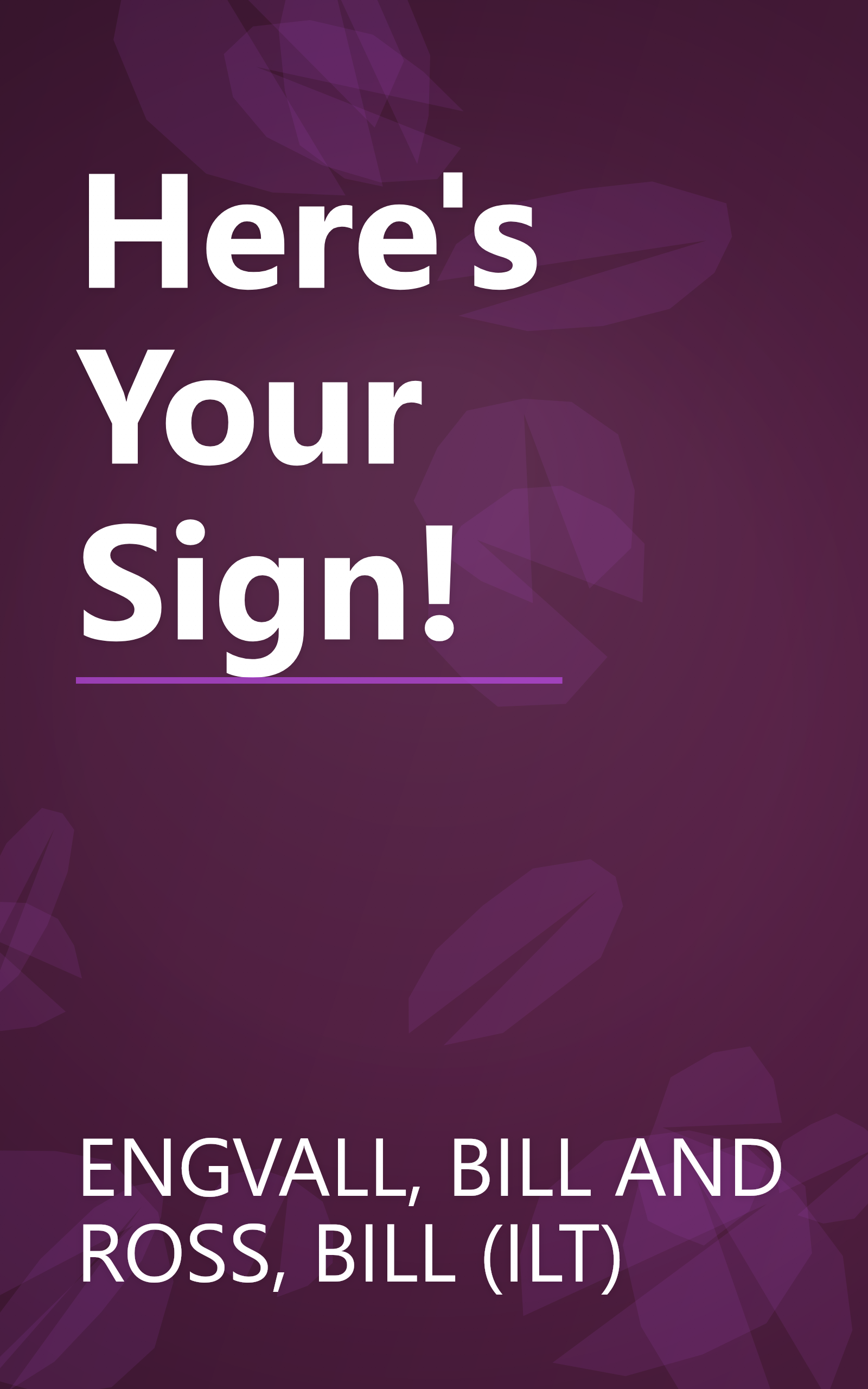 Here's Your Sign! book cover