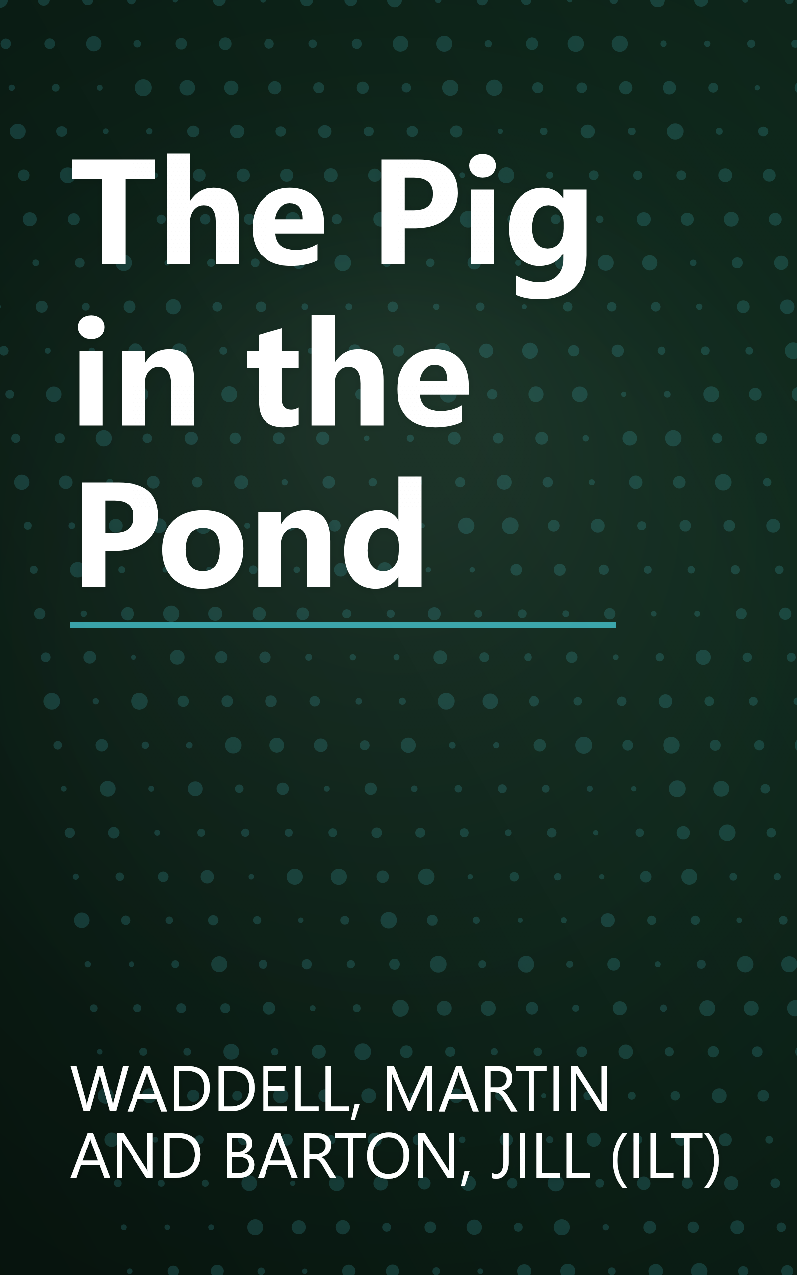 The Pig in the Pond book cover