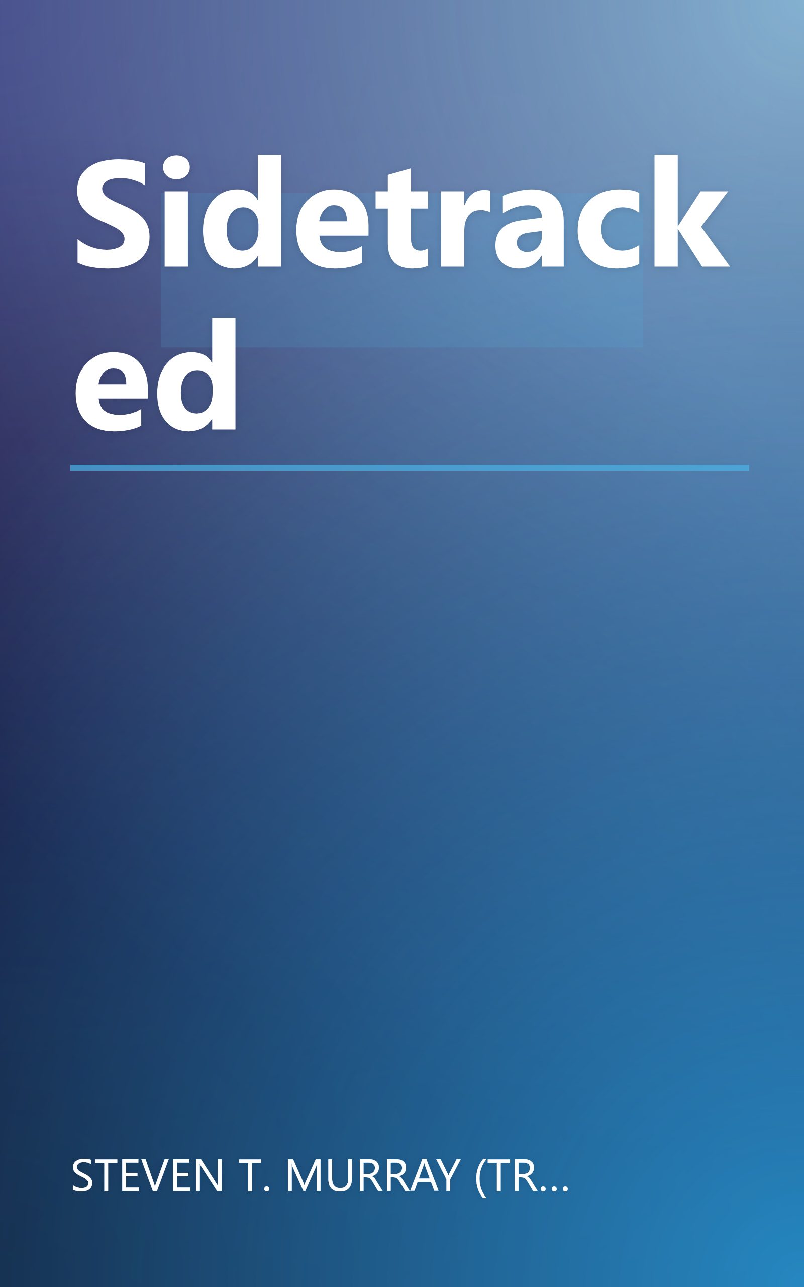 Sidetracked book cover