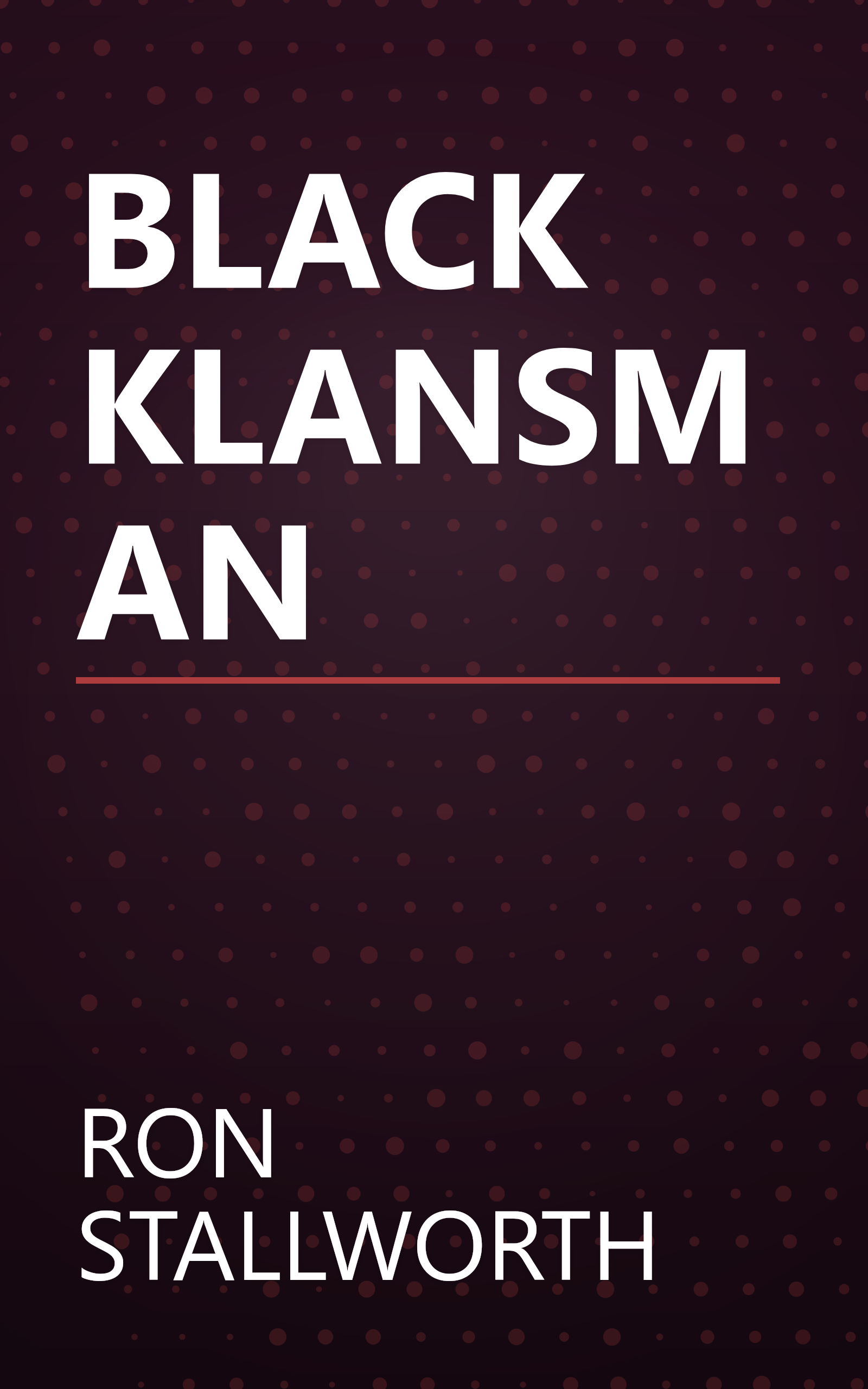 BLACK KLANSMAN book cover