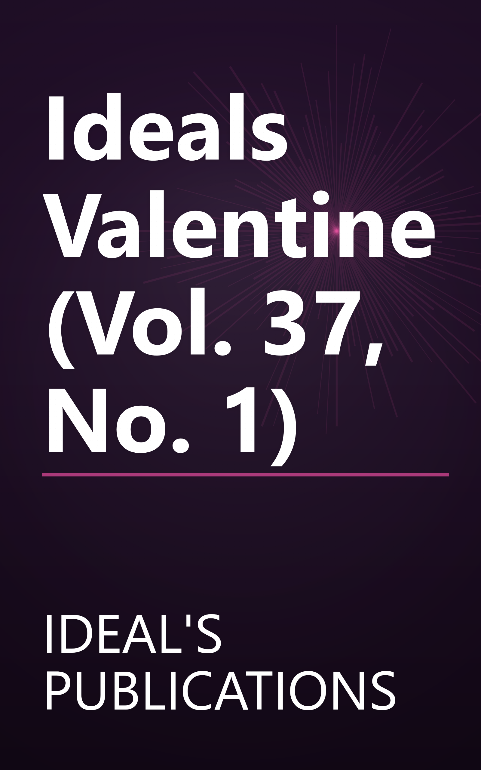 Ideals Valentine (Vol. 37, No. 1) book cover