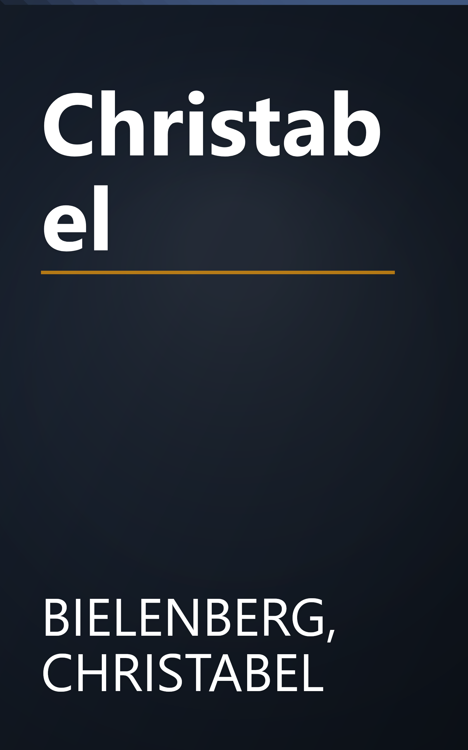 Christabel book cover