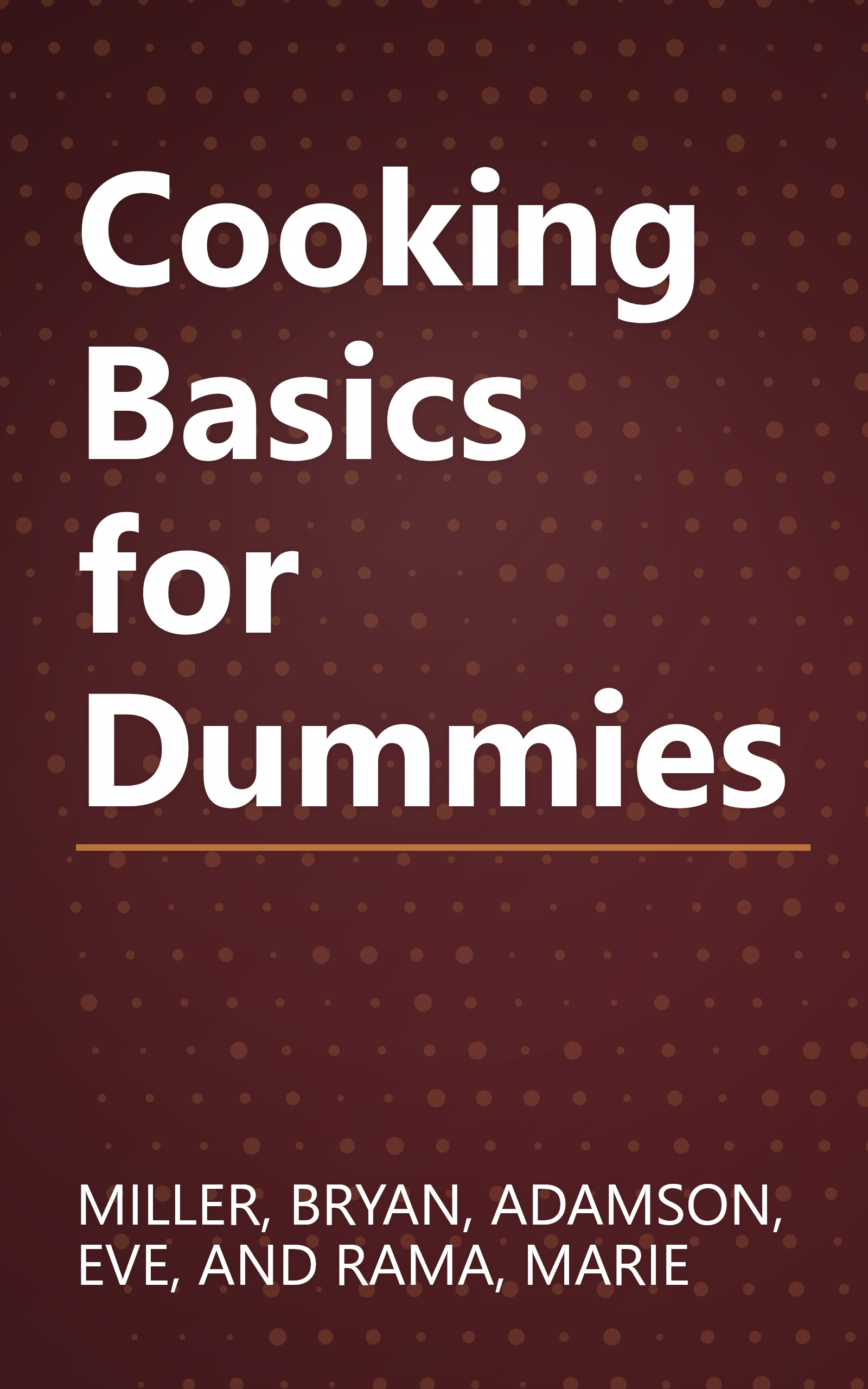 Cooking Basics for Dummies book cover