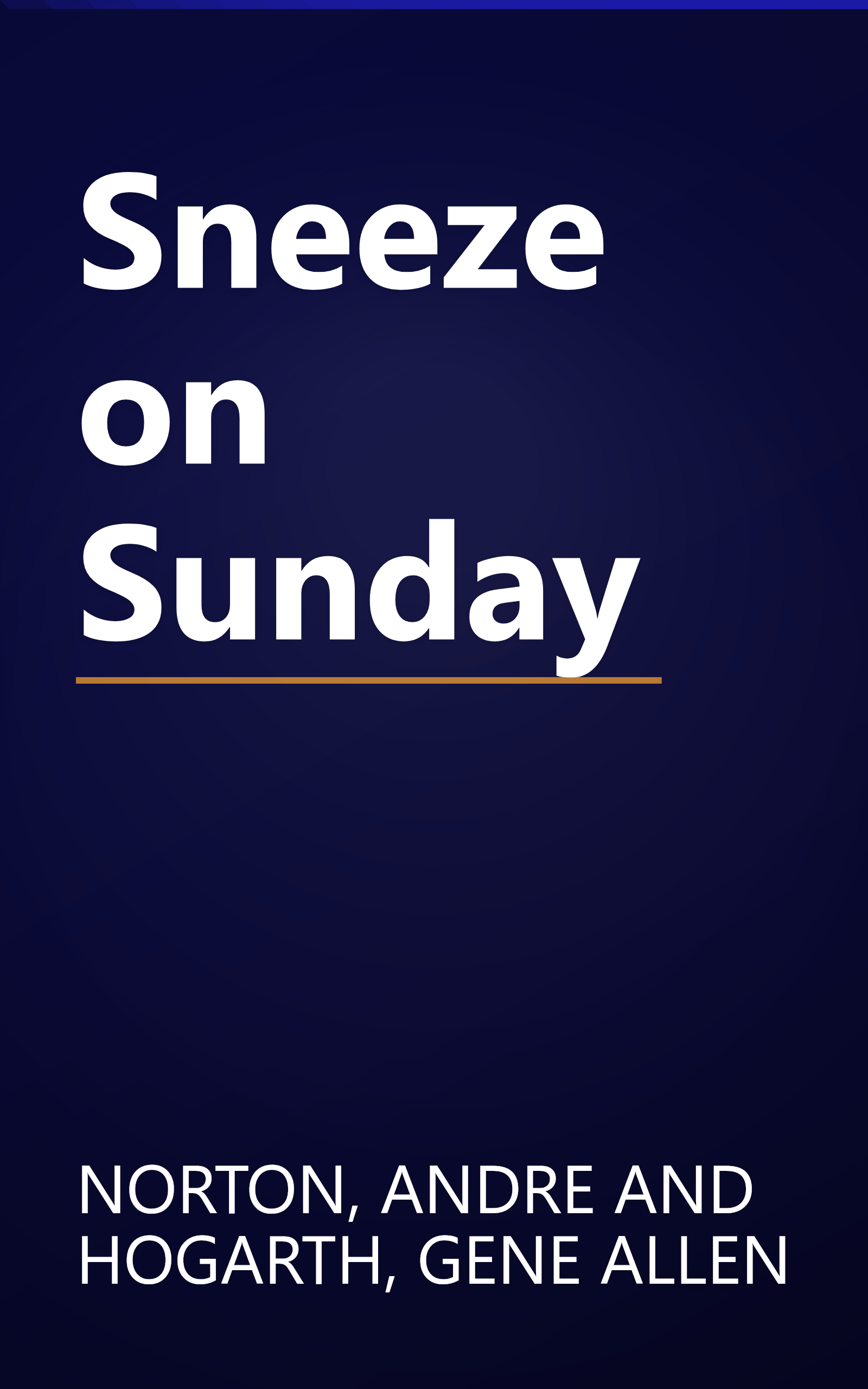 Sneeze on Sunday book cover