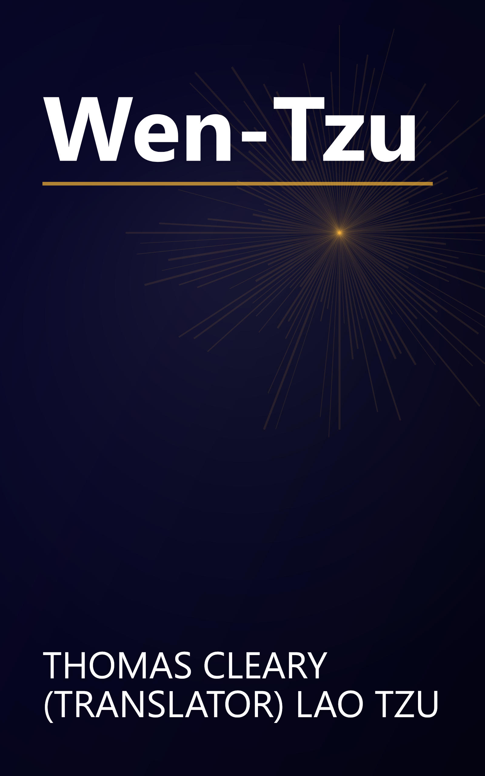 Wen-Tzu book cover