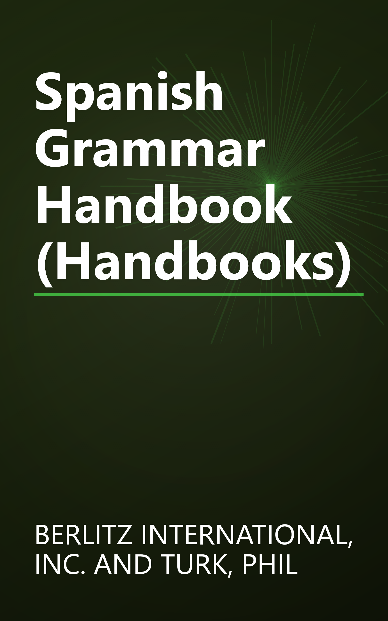 Spanish Grammar Handbook (Handbooks) book cover