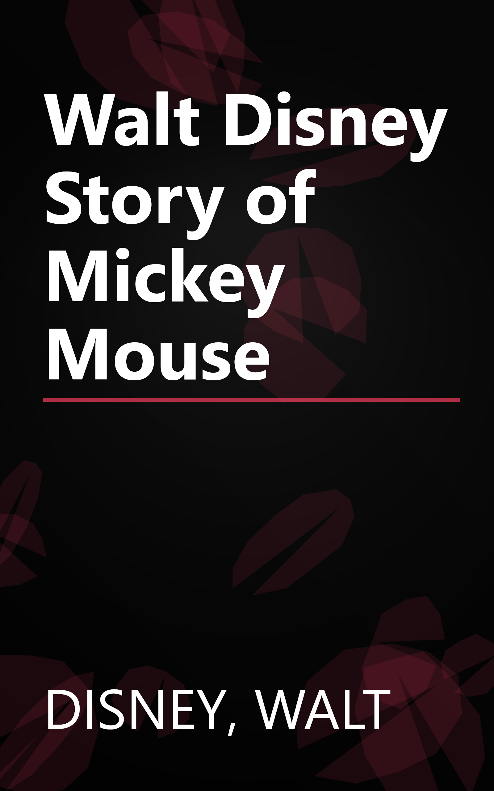 Walt Disney Story of Mickey Mouse book cover