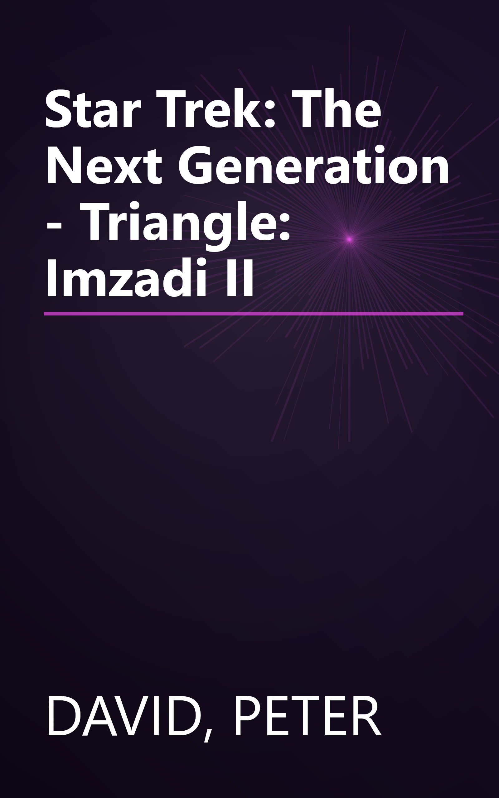 Star Trek: The Next Generation - Triangle: Imzadi II book cover