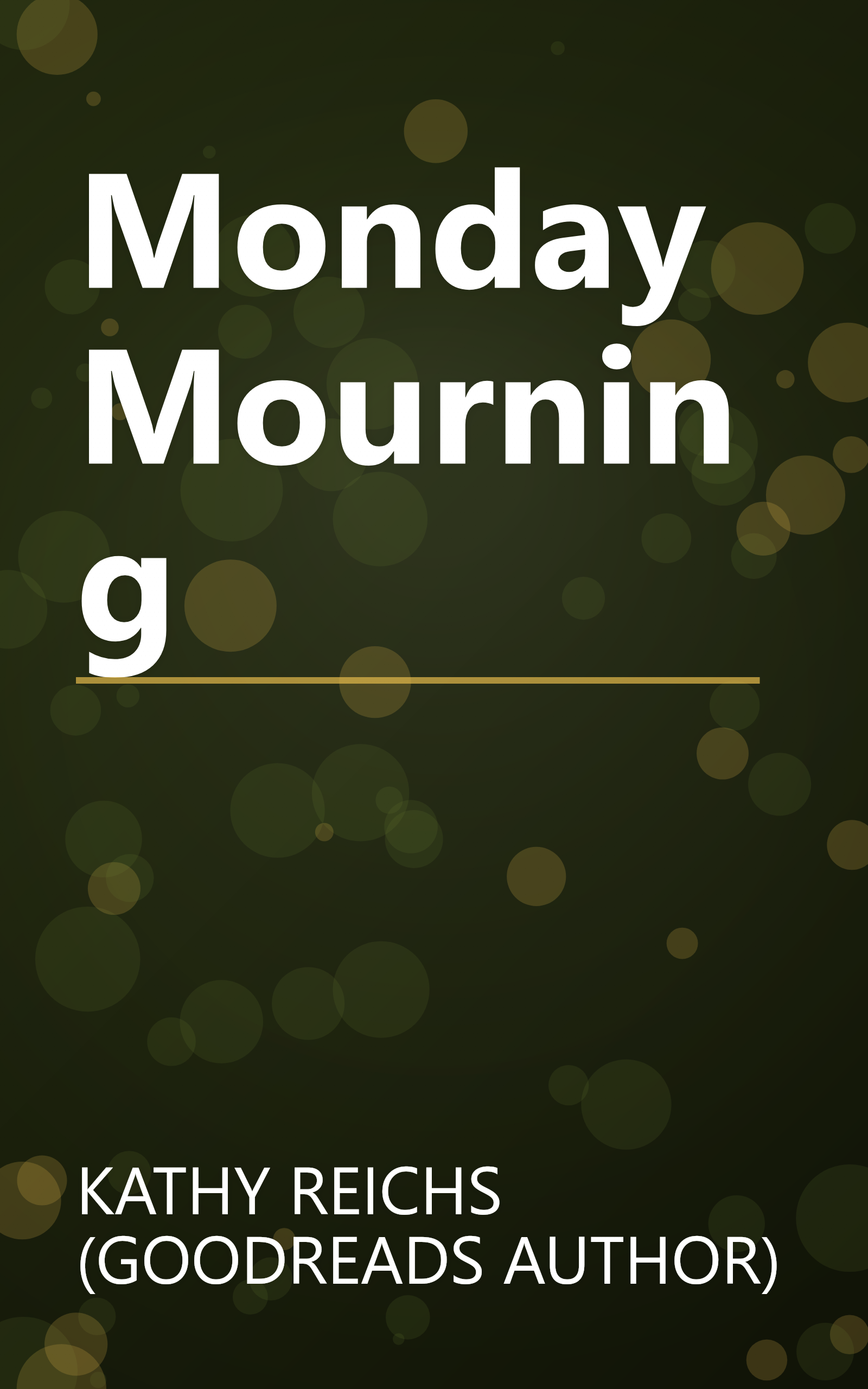 Monday Mourning book cover