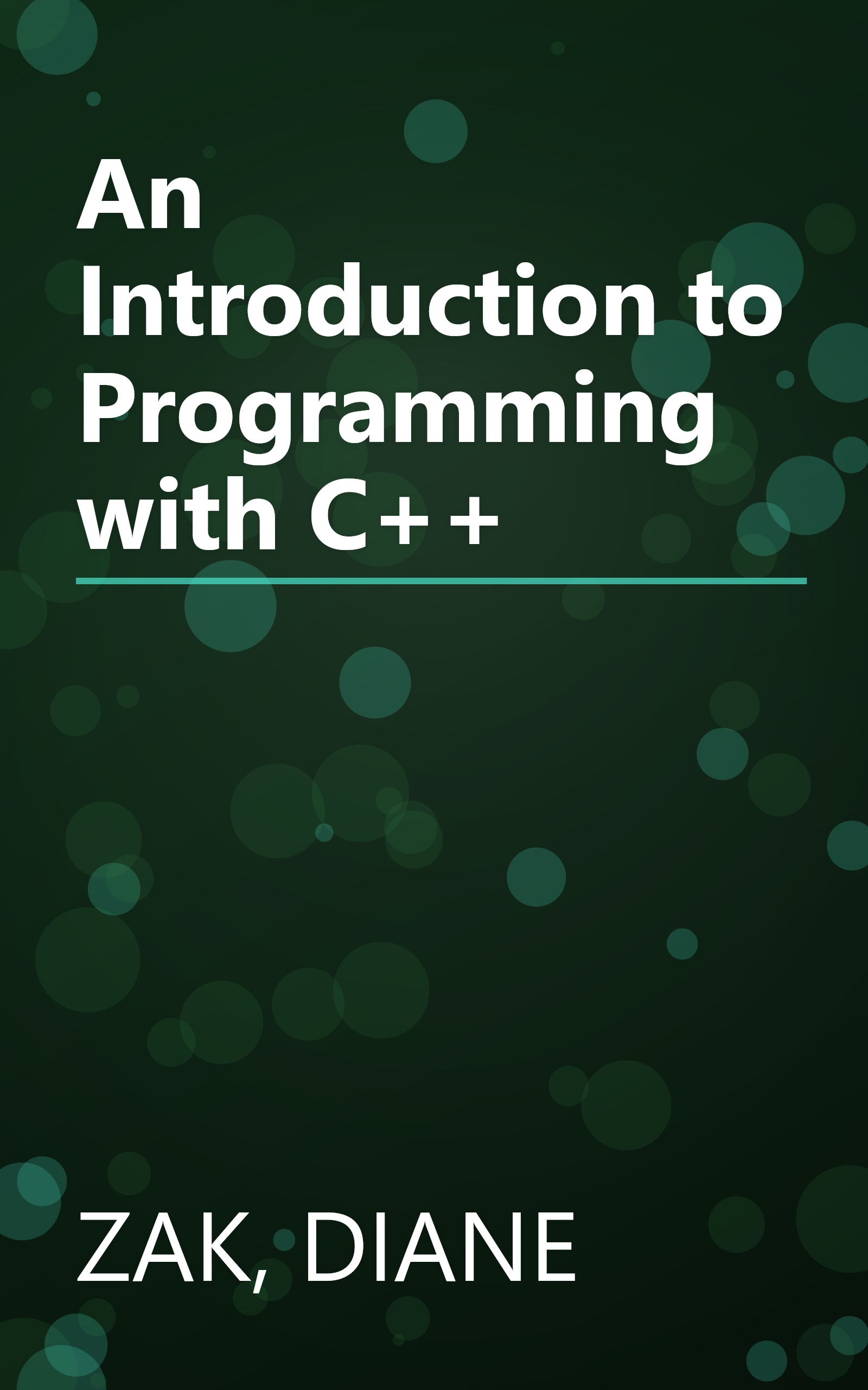 An Introduction to Programming with C++ book cover