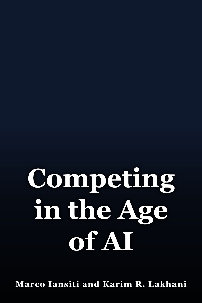 Competing in the Age of AI book cover