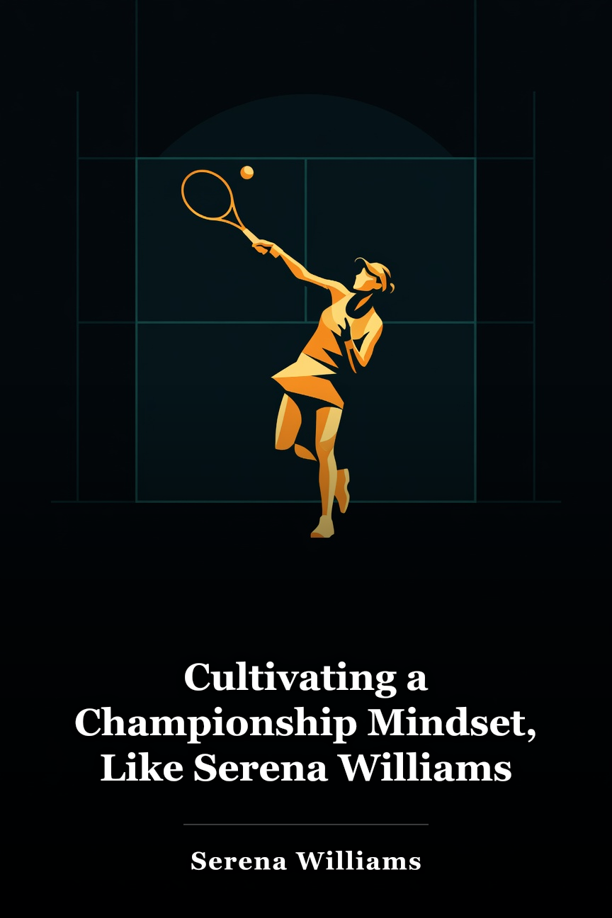 Cultivating a Championship Mindset, Like Serena Williams book cover