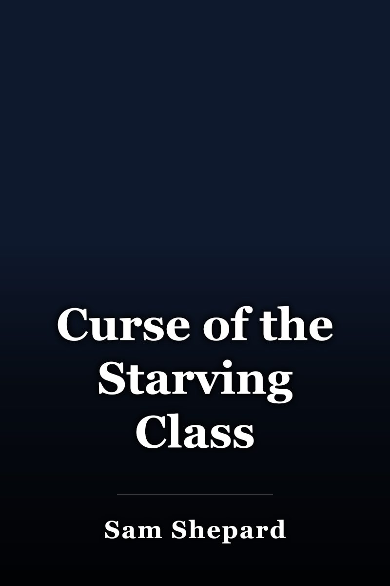 Curse of the Starving Class book cover