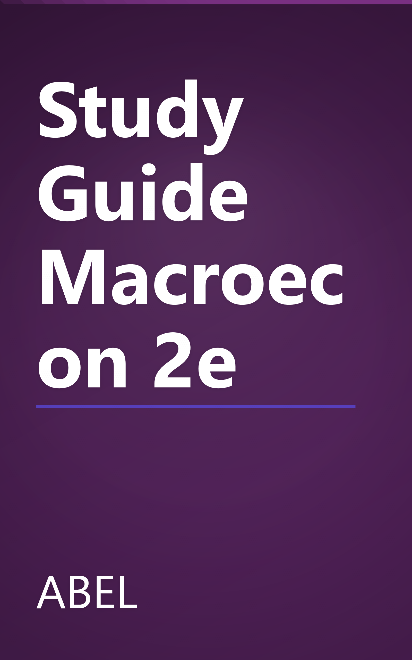 Study Guide Macroecon 2e book cover