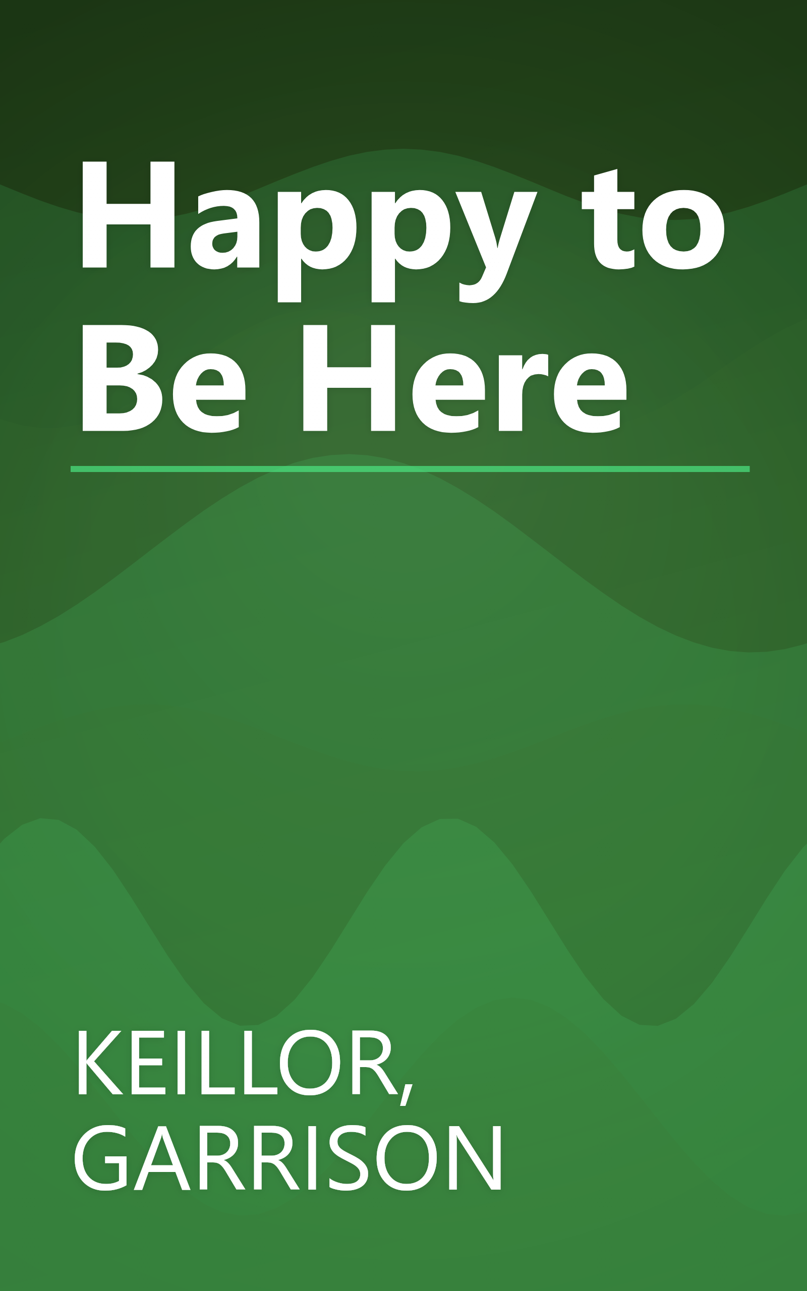 Happy to Be Here book cover