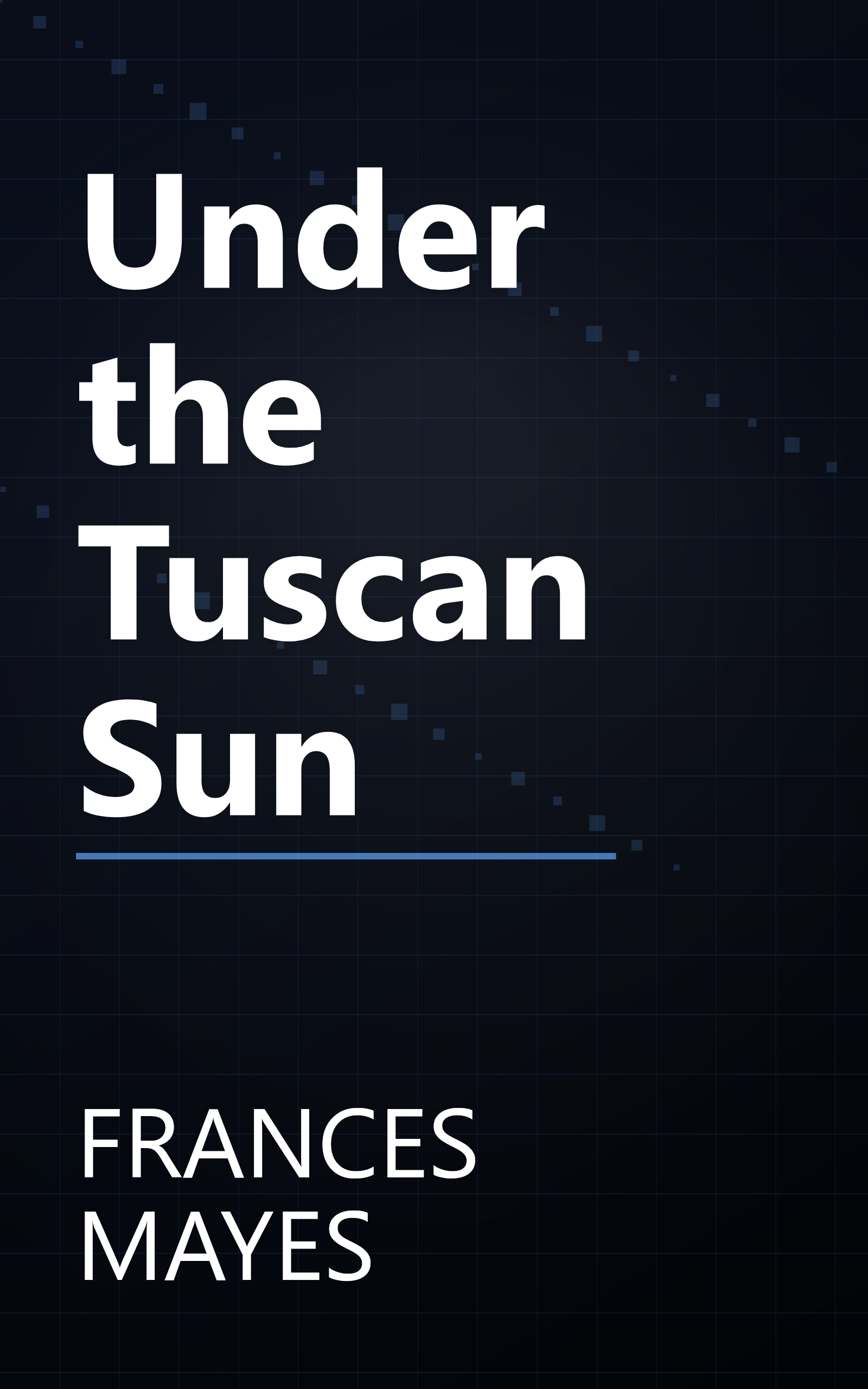 Under the Tuscan Sun book cover