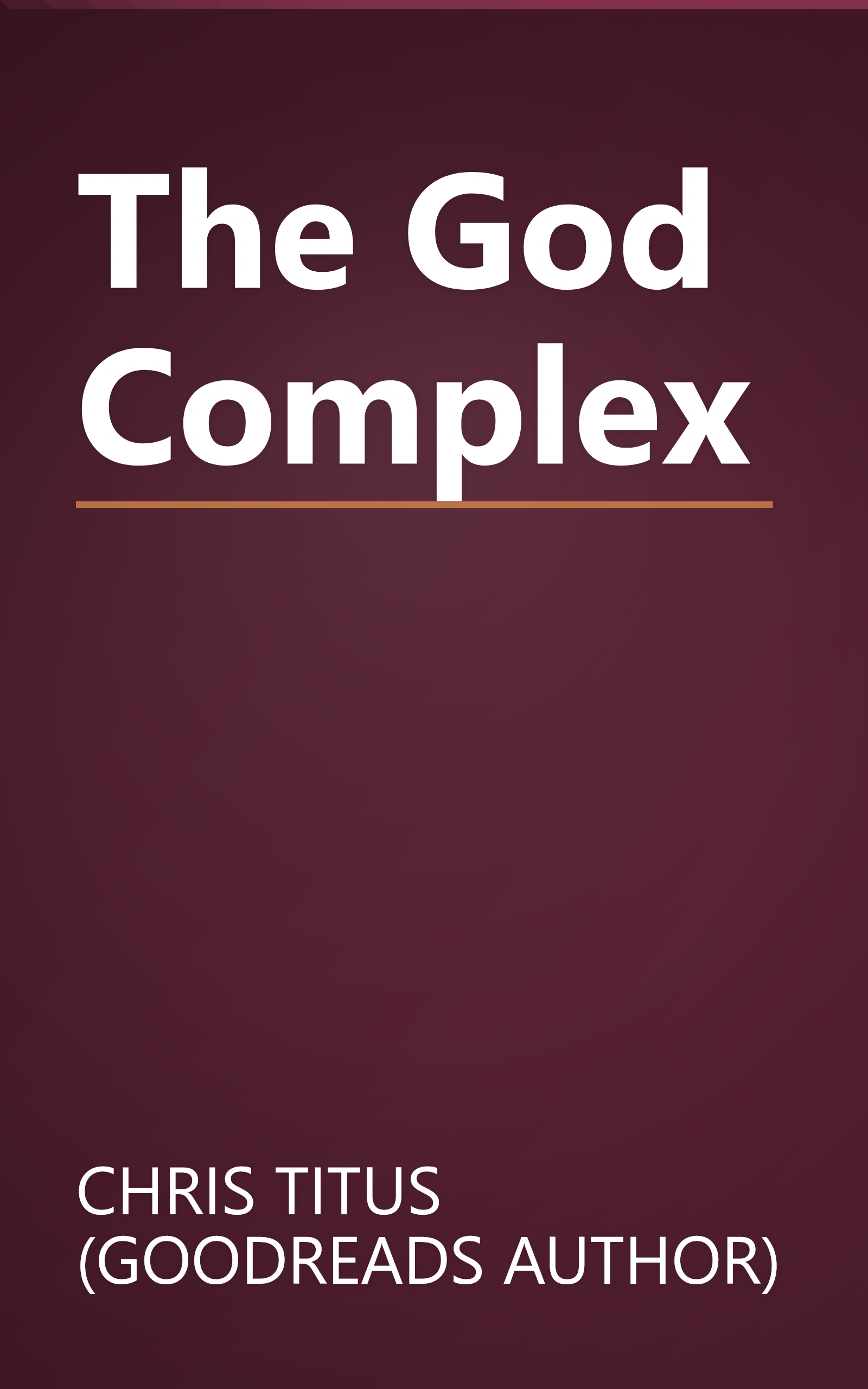 The God Complex book cover
