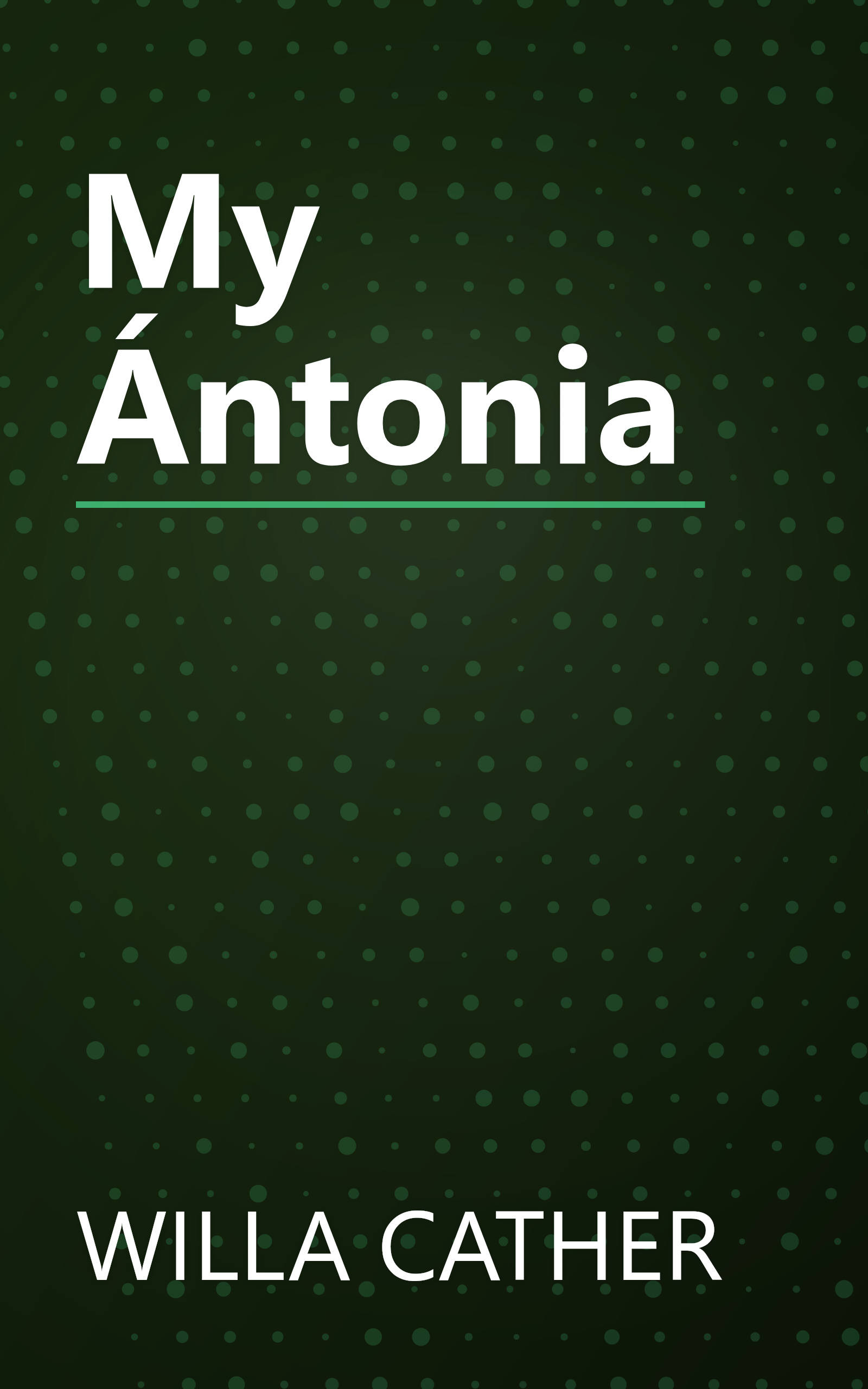 My Ántonia book cover