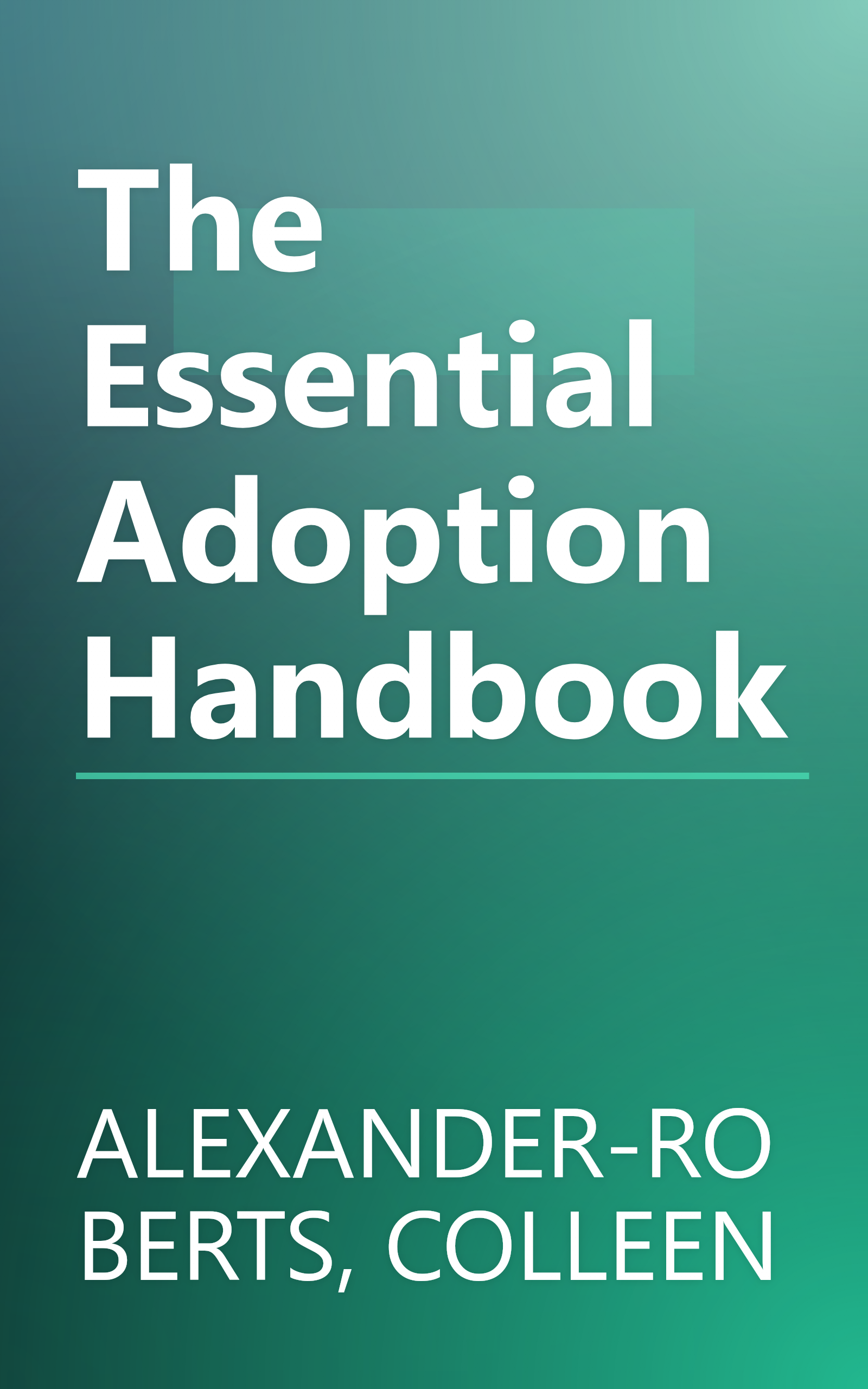 The Essential Adoption Handbook book cover