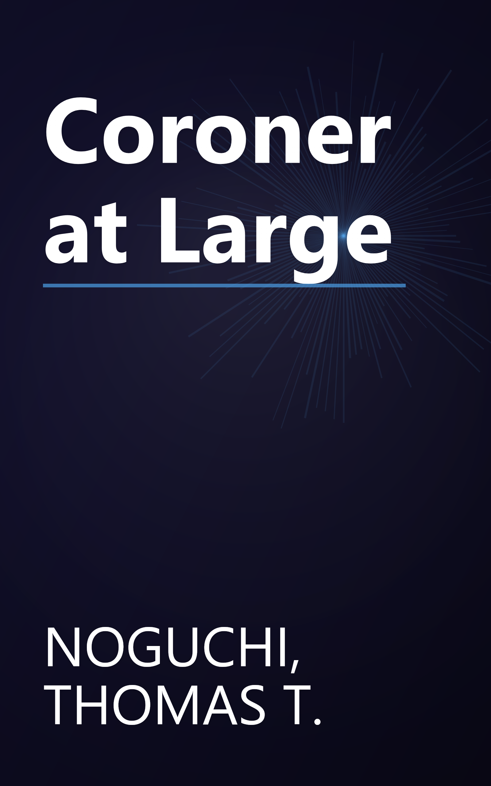 Coroner at Large book cover