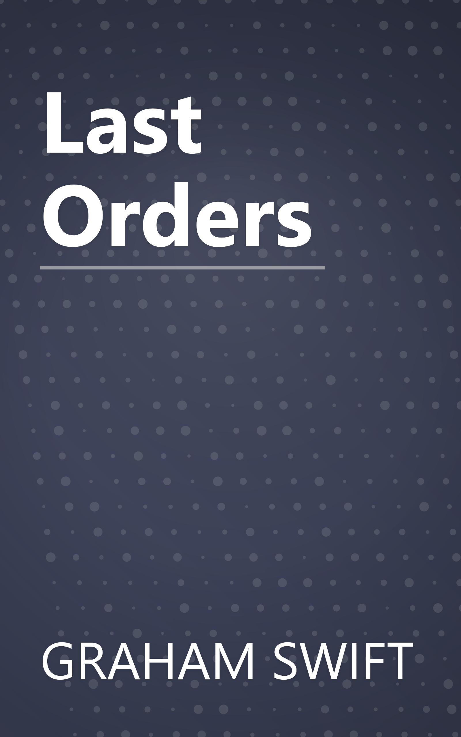 Last Orders book cover