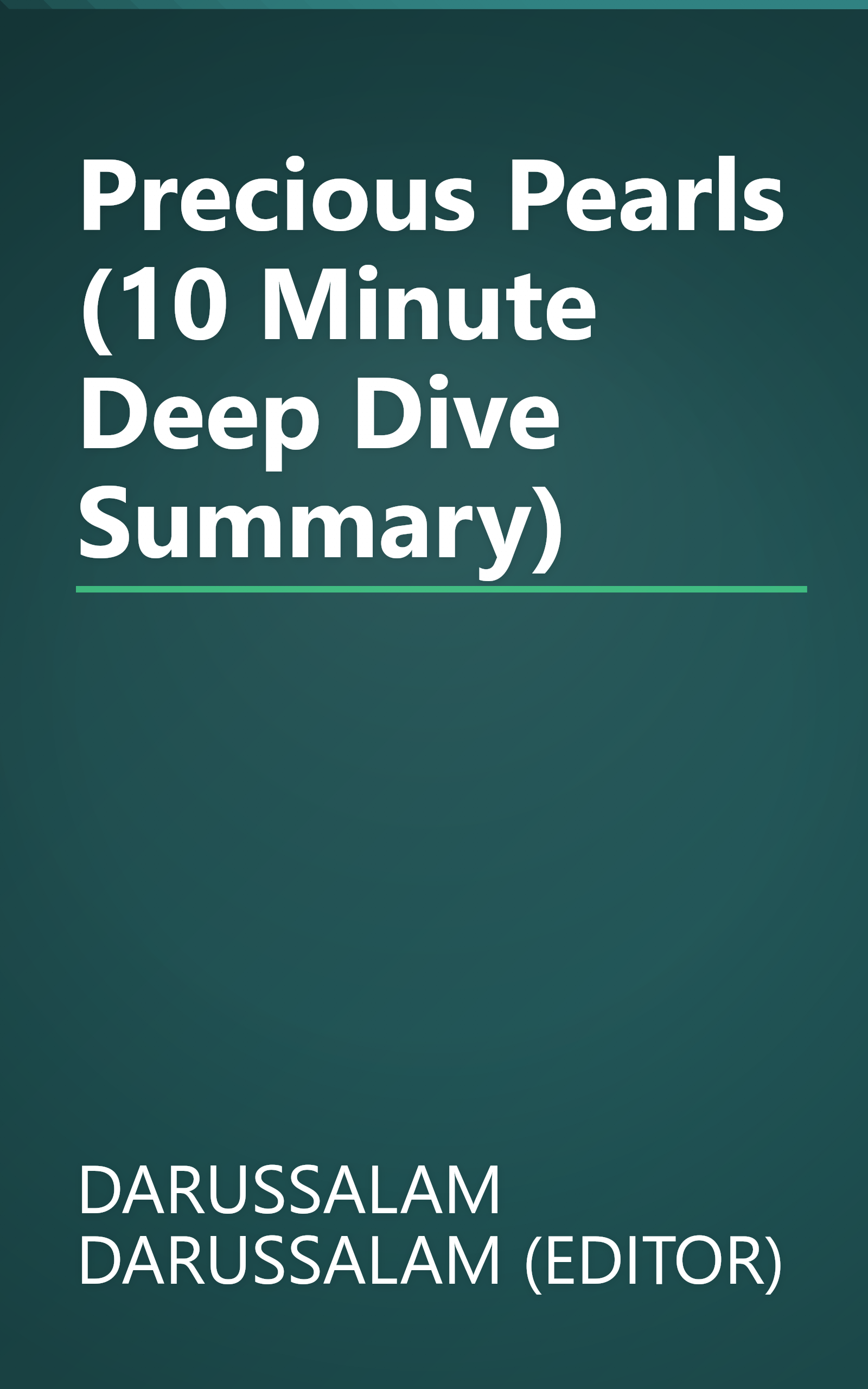 Precious Pearls (10 Minute   Deep Dive Summary) book cover